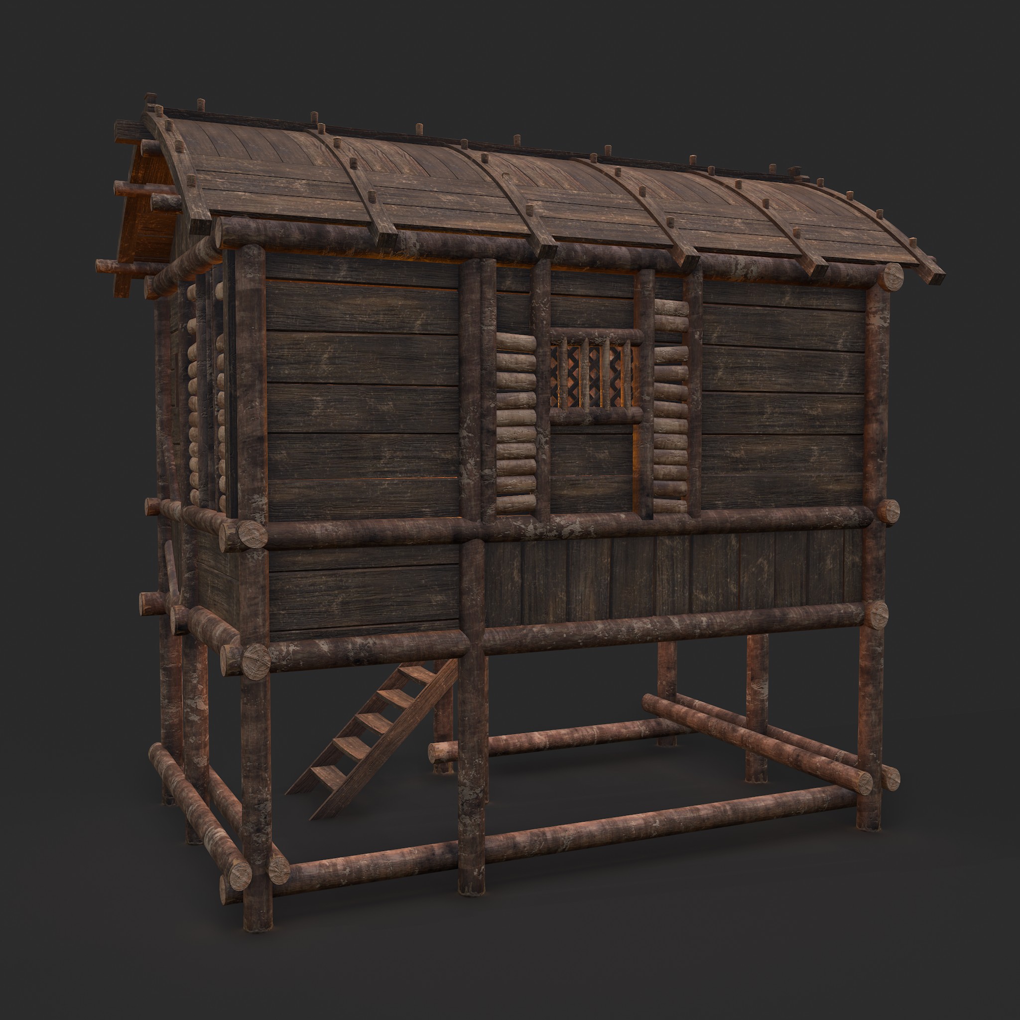 Medieval Cabin N - 3D Model by Get Dead Entertainment