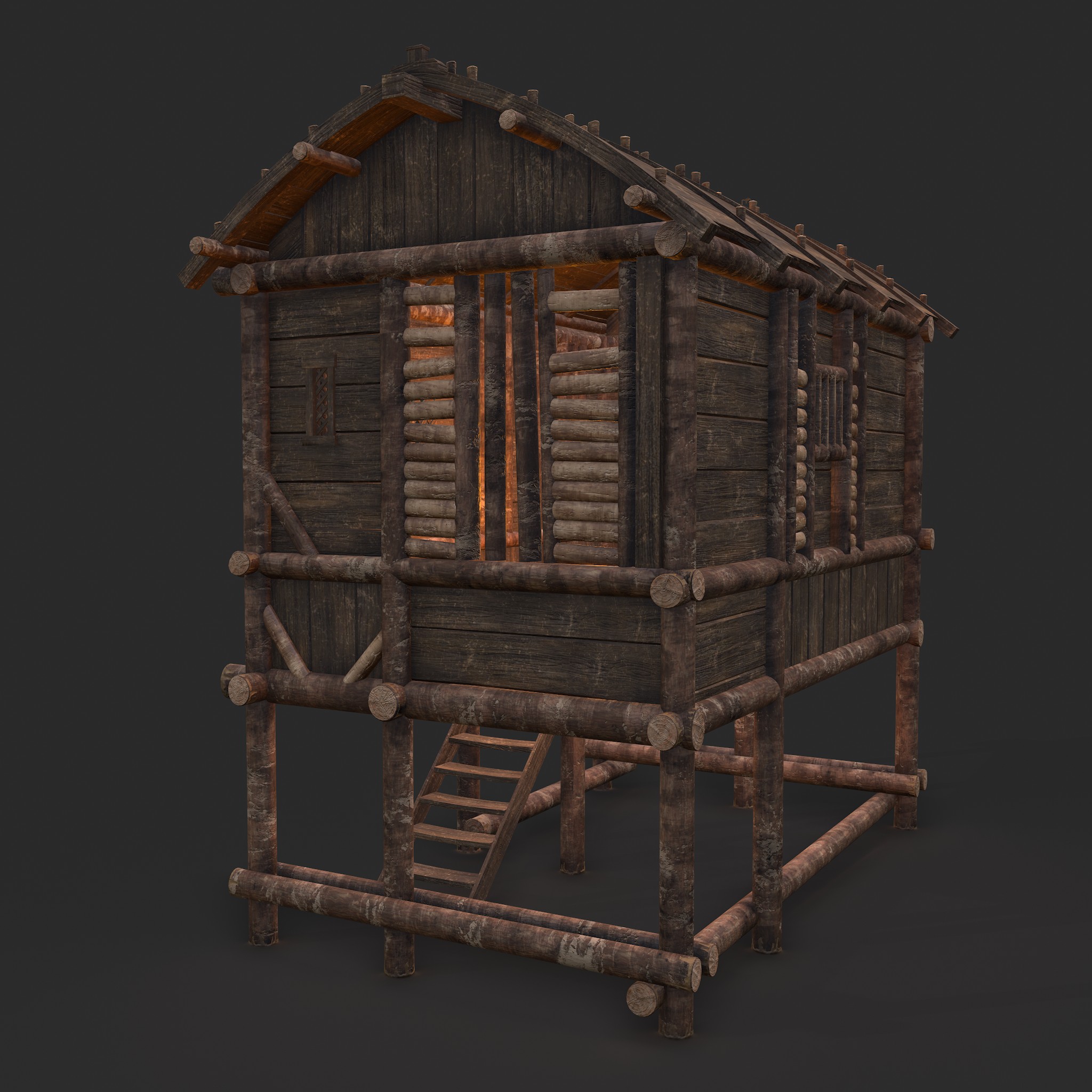 Medieval Cabin N - 3D Model by Get Dead Entertainment