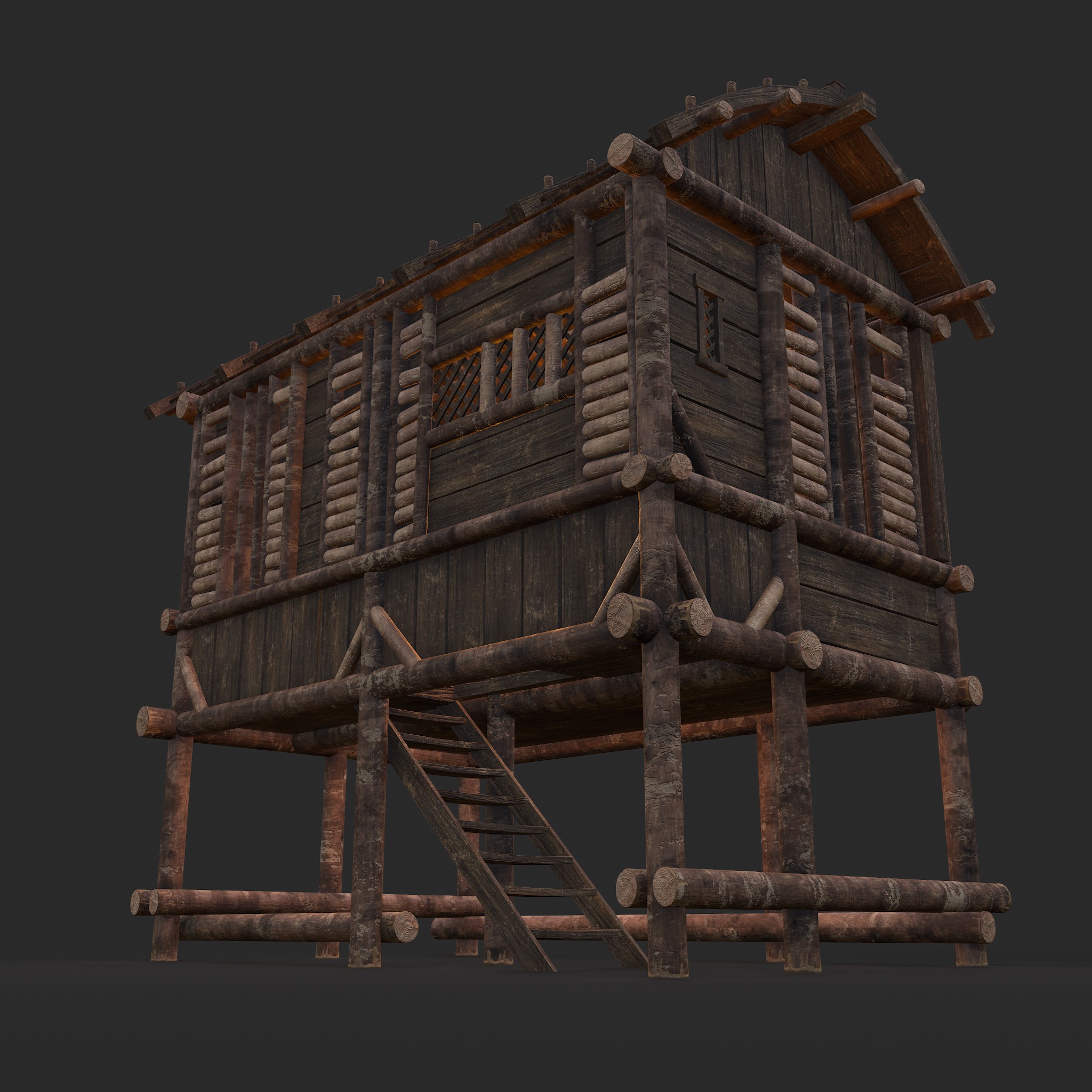 Medieval Cabin N - 3D Model by Get Dead Entertainment