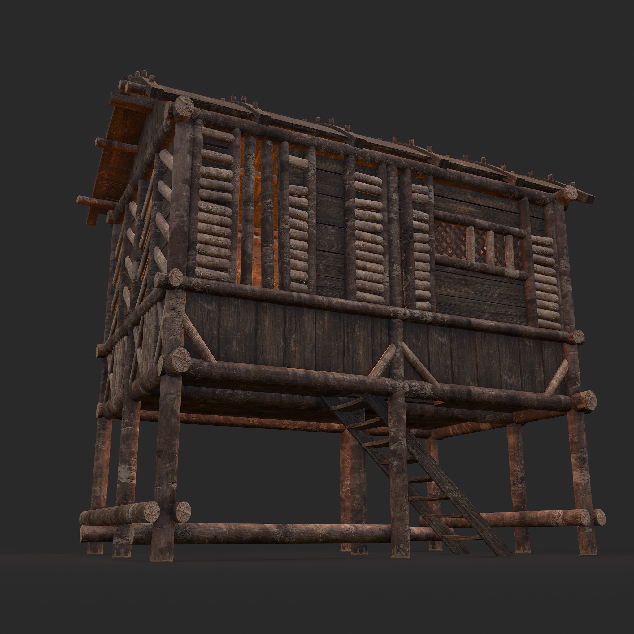 Medieval Cabin N - 3D Model by Get Dead Entertainment