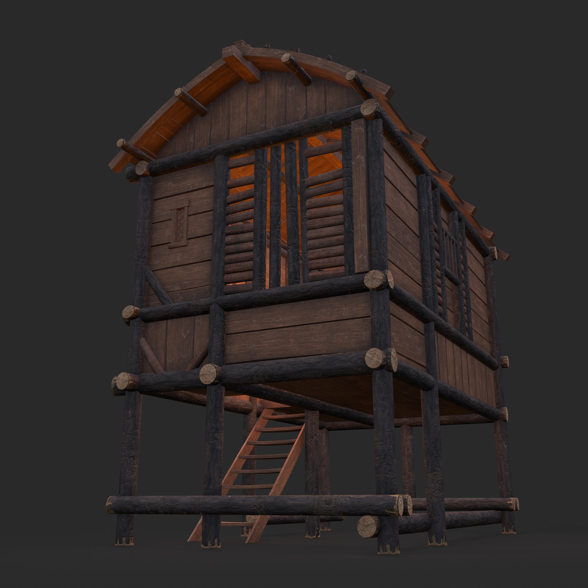 Medieval Cabin N - 3D Model by Get Dead Entertainment