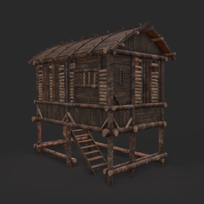 Medieval Cabin N - 3D Model by Get Dead Entertainment