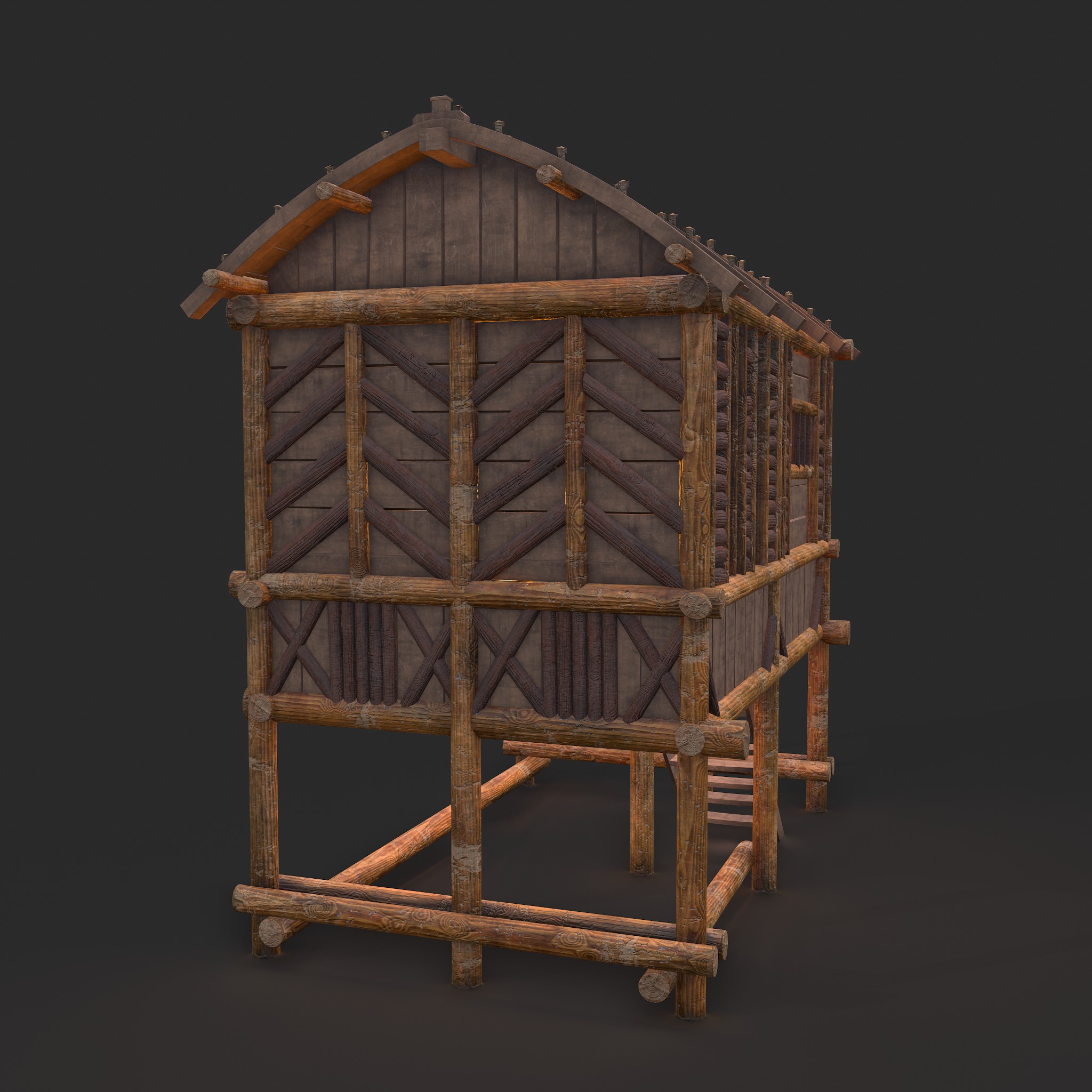Medieval Cabin O - 3D Model by Get Dead Entertainment