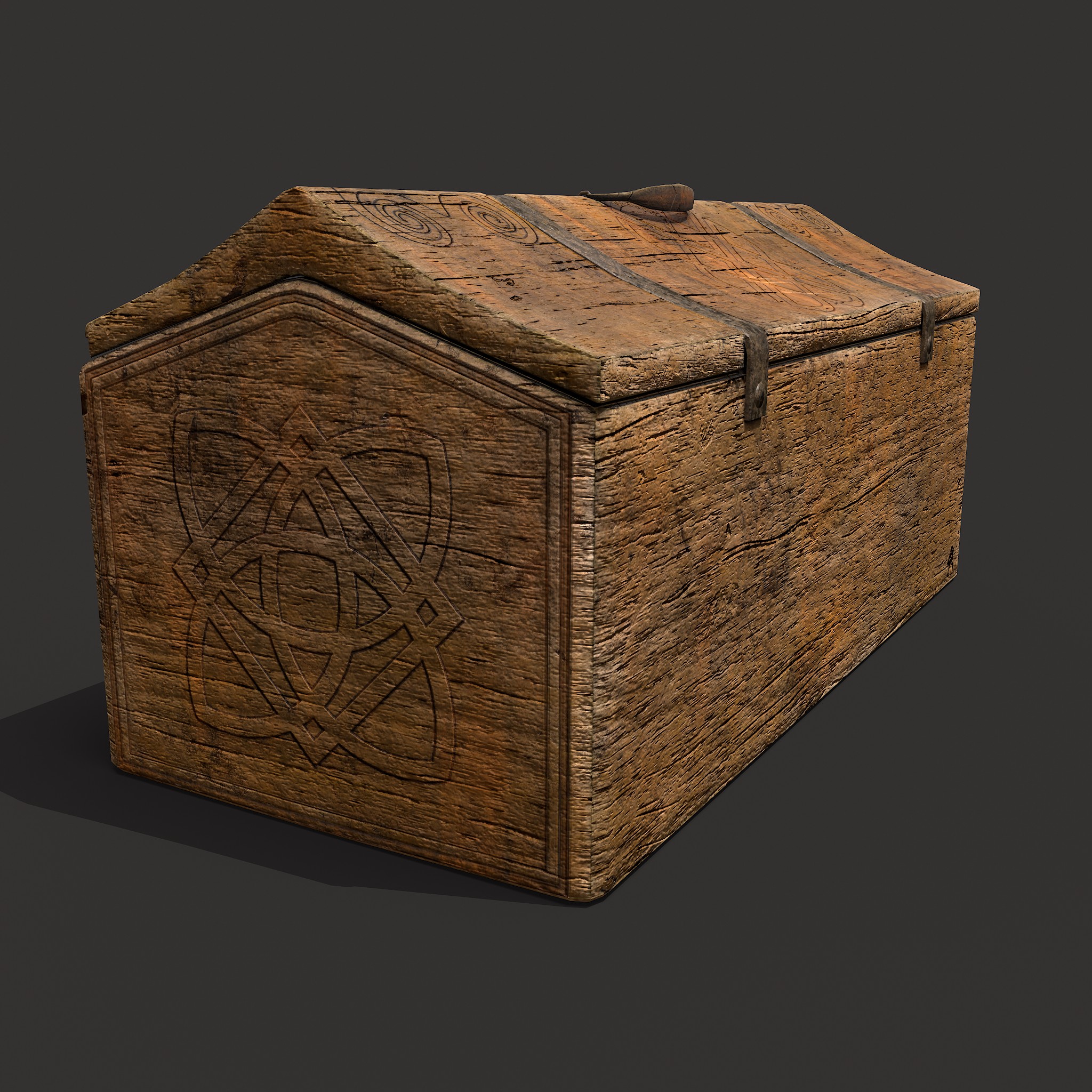 Medieval Carved Box - 3D Model by Get Dead Entertainment