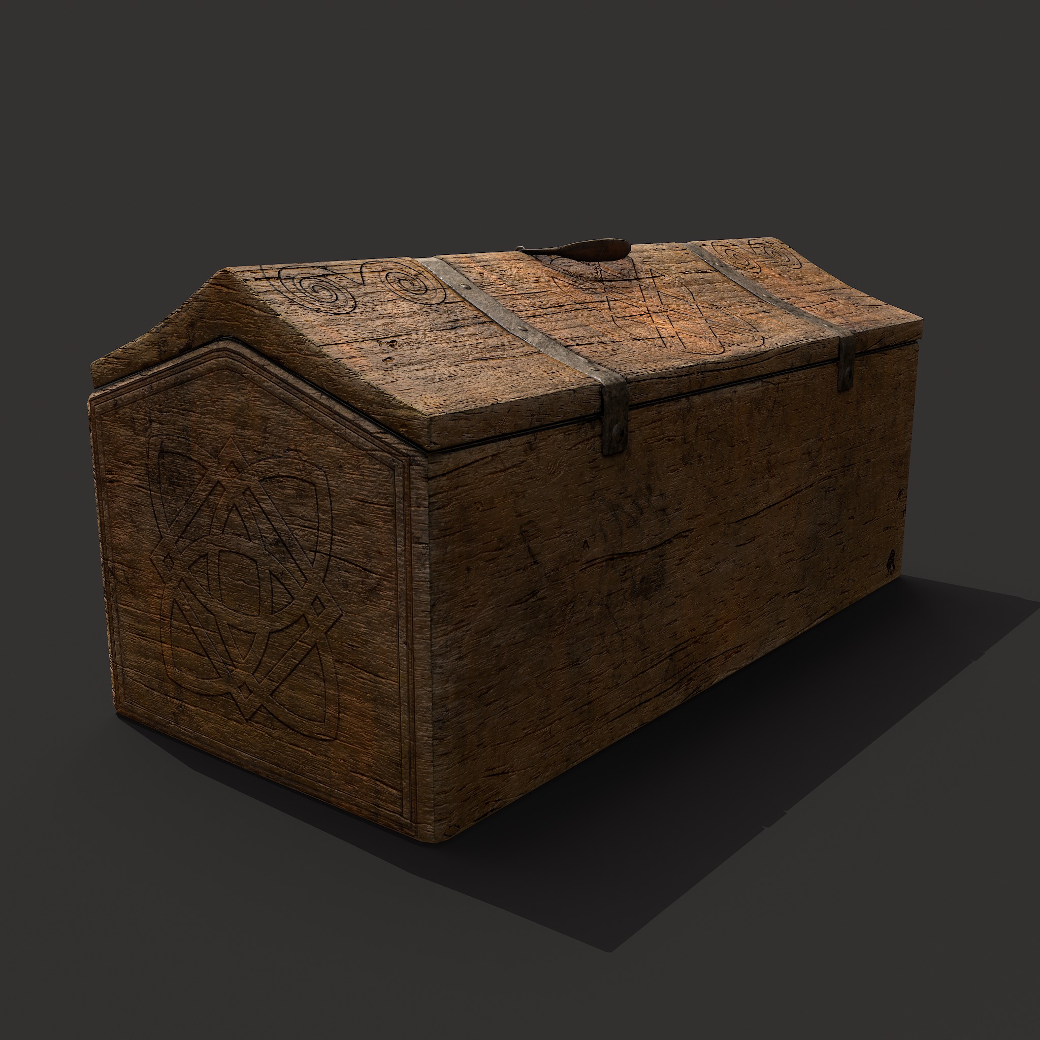 Medieval Carved Box - 3D Model by Get Dead Entertainment