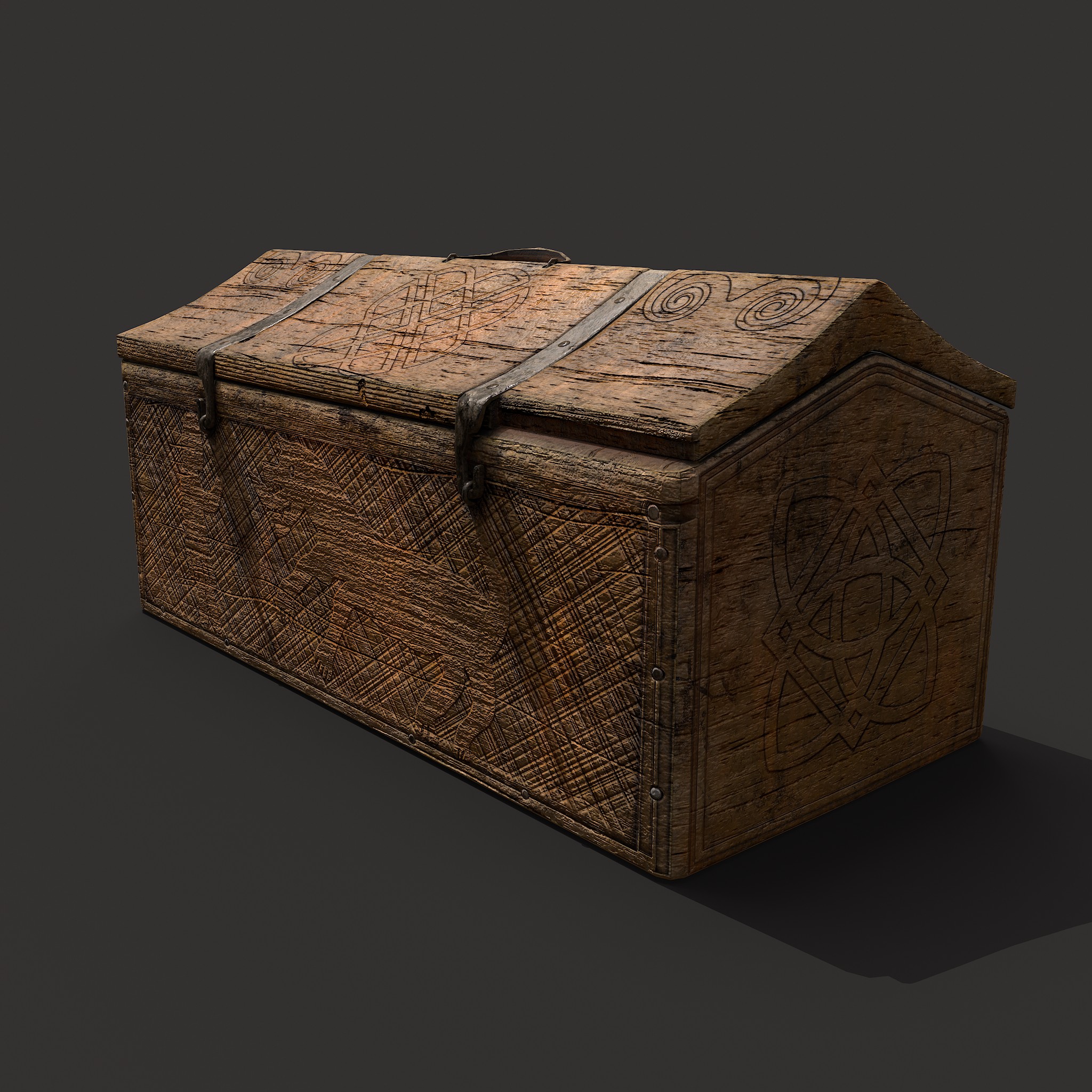 Medieval Carved Box - 3D Model by Get Dead Entertainment