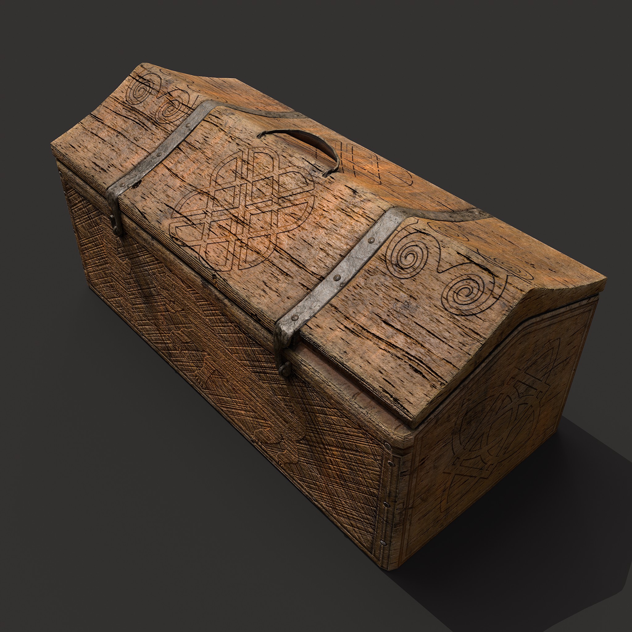 Medieval Carved Box - 3D Model by Get Dead Entertainment