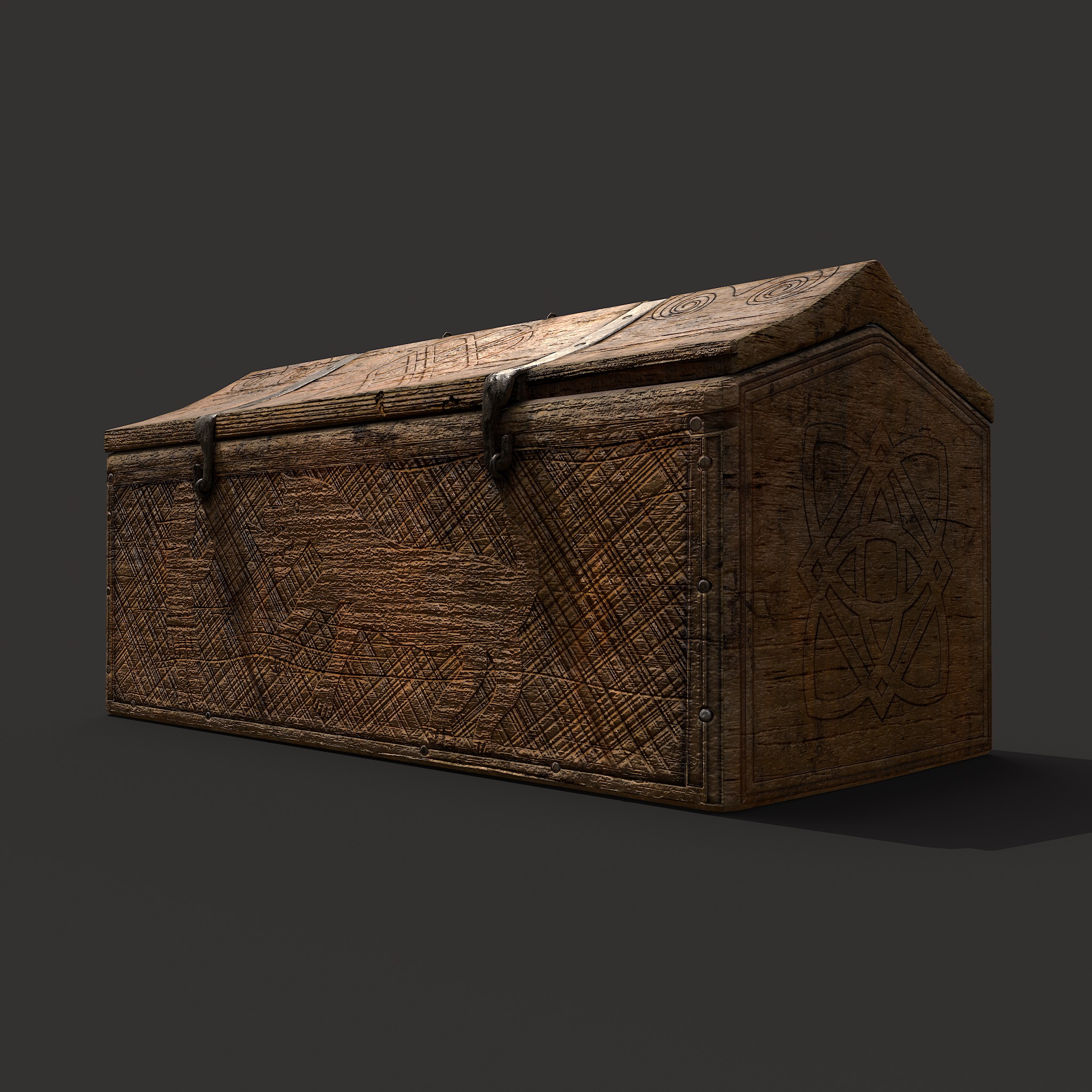 Medieval Carved Box - 3D Model by Get Dead Entertainment