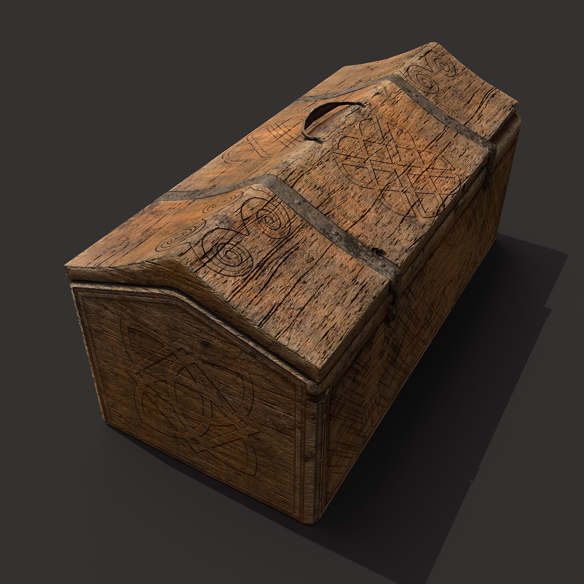 Medieval Carved Box - 3D Model by Get Dead Entertainment