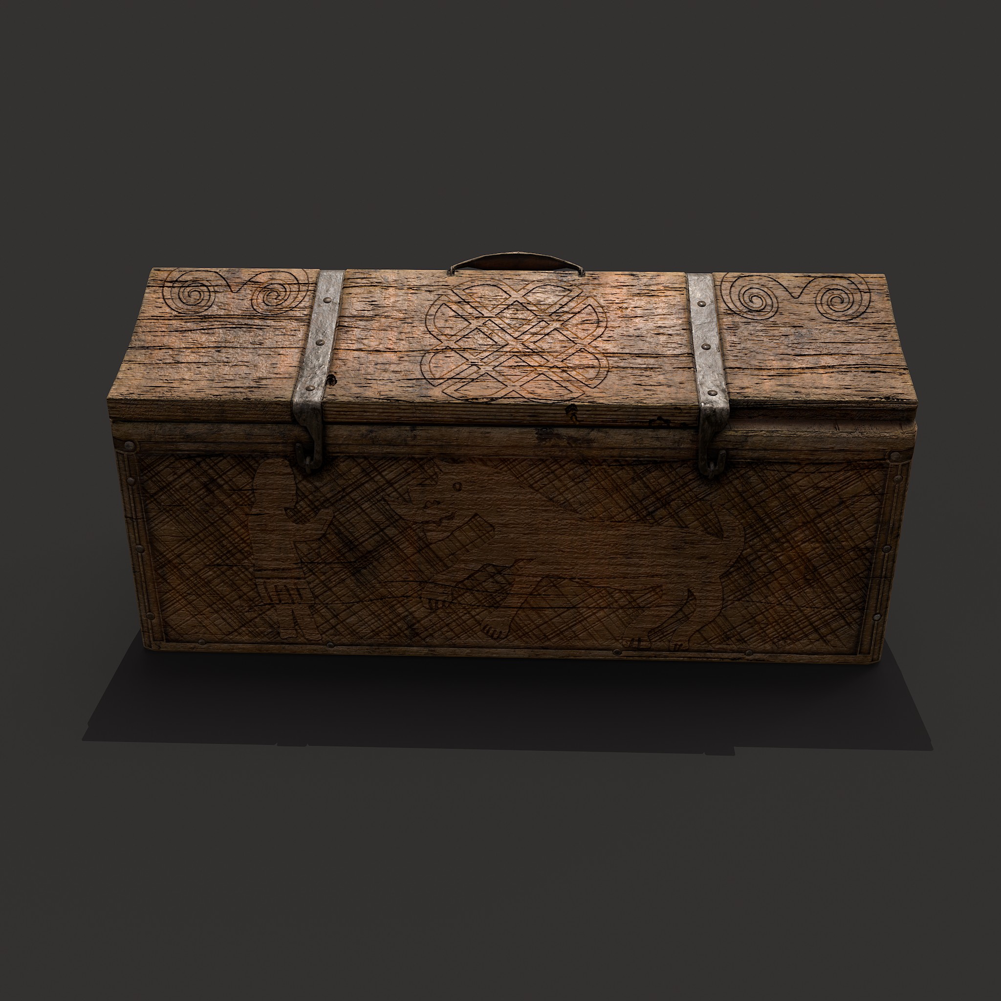 Medieval Carved Box - 3D Model by Get Dead Entertainment