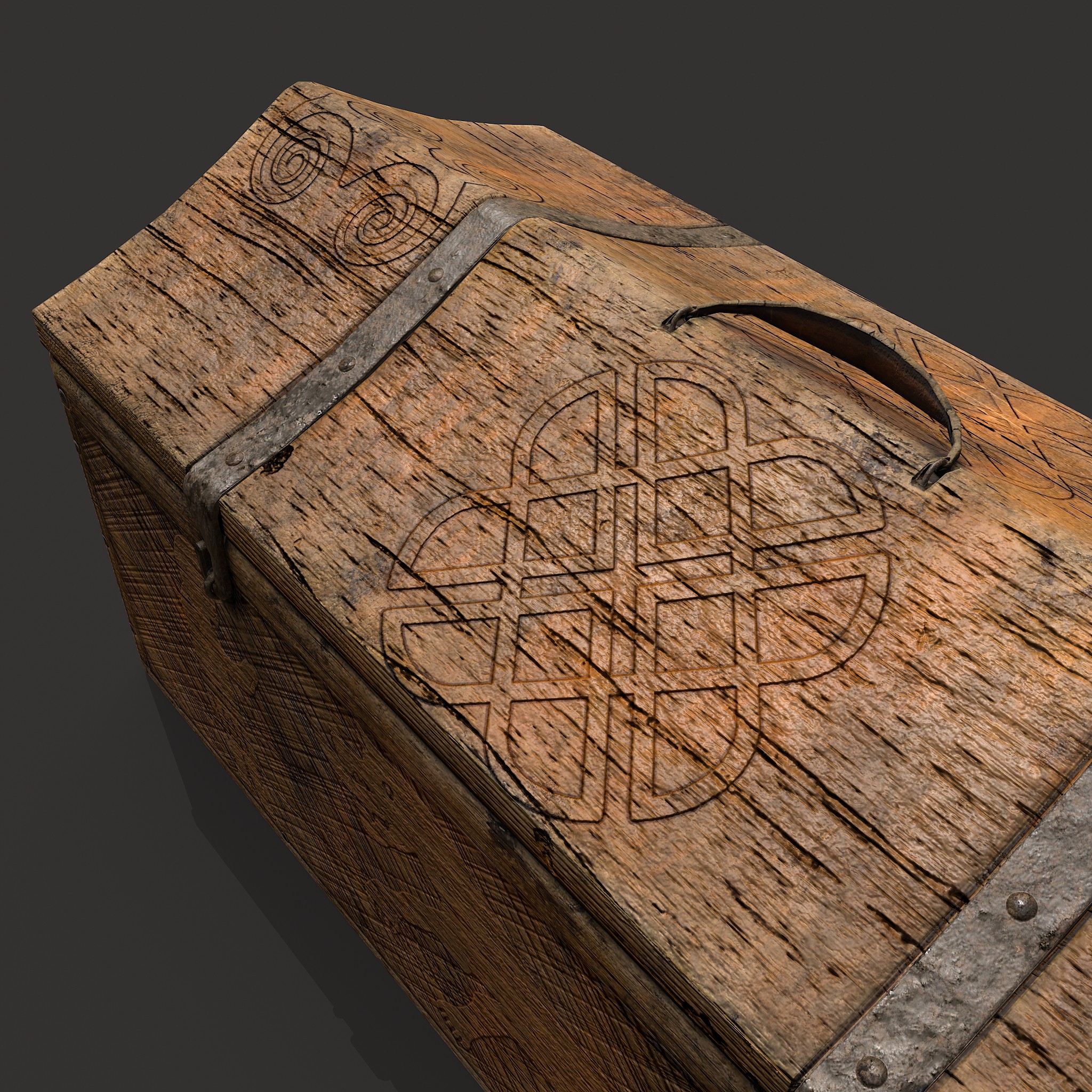 Medieval Carved Box - 3D Model by Get Dead Entertainment