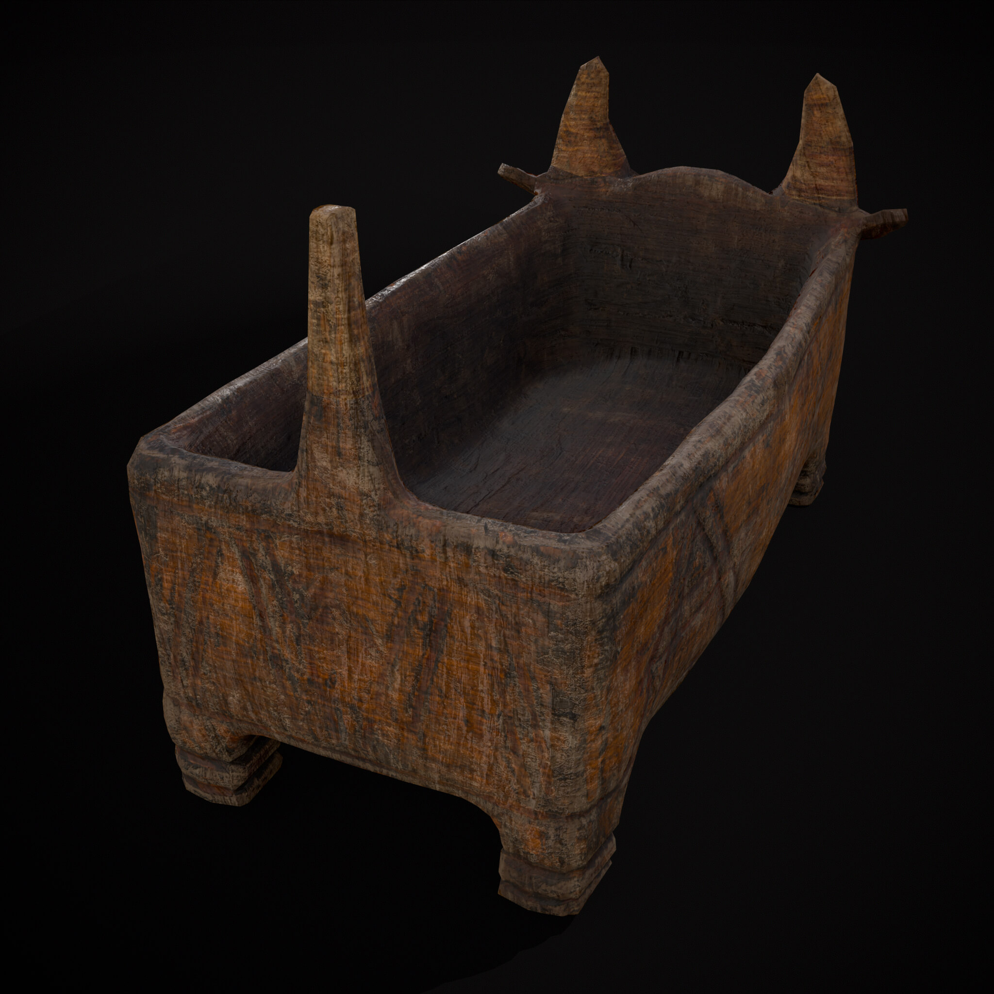 Medieval Carved Pig Container - 3D Model by Get Dead Entertainment