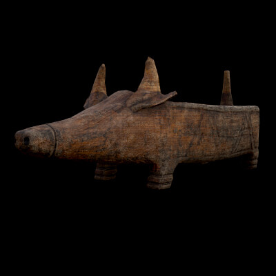 Medieval Carved Pig Container - 3D Model by Get Dead Entertainment