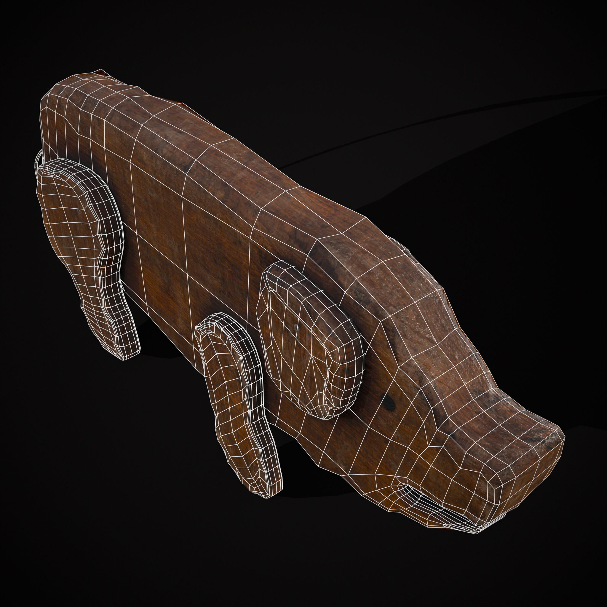 Medieval Carved Pig Toy - 3D Model by Get Dead Entertainment