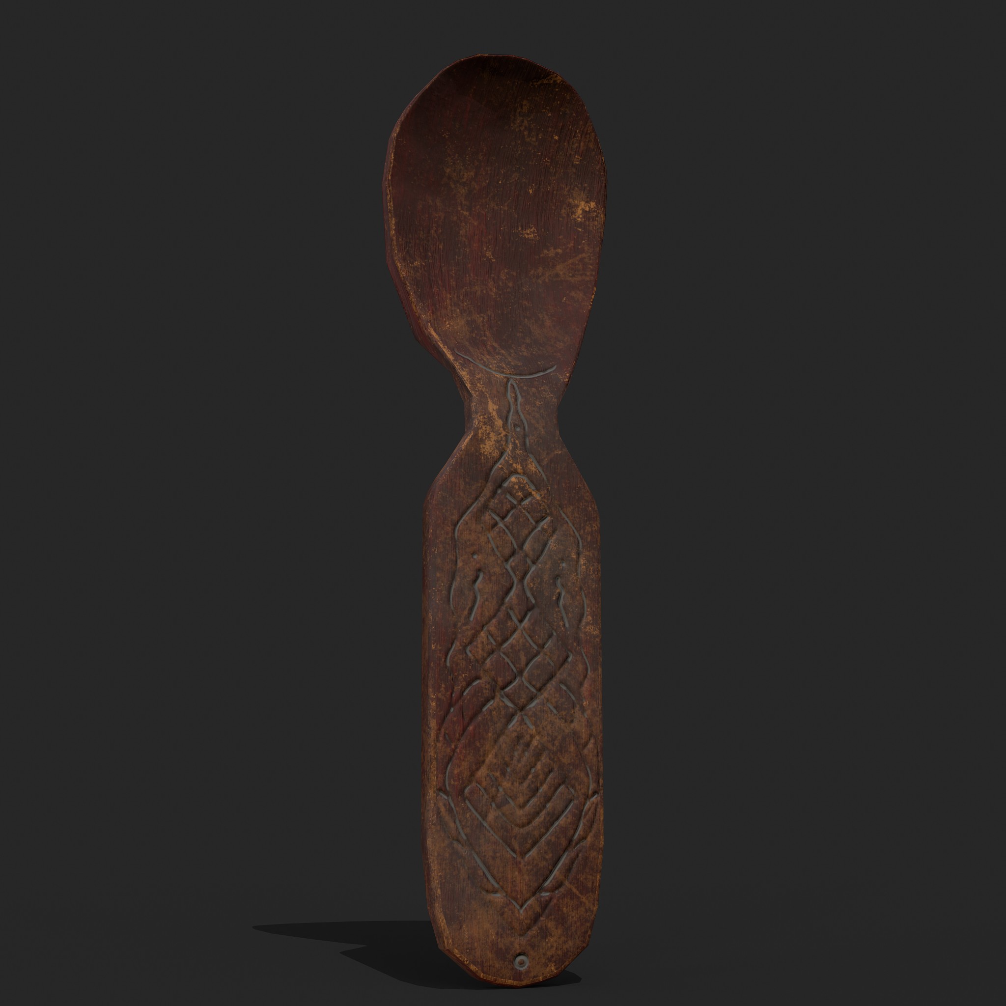 Medieval Carved Spoon - 3D Model by Get Dead Entertainment