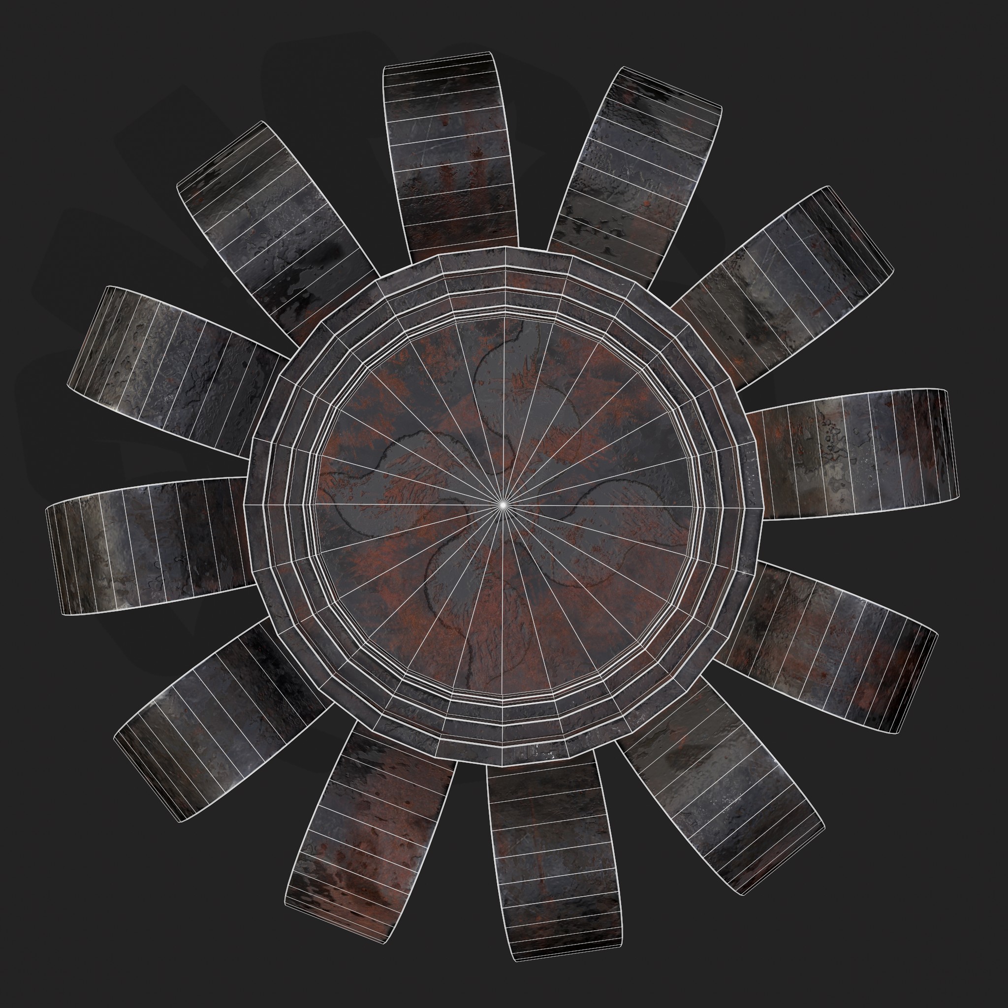 Medieval Cauldron Fire Pit - 3D Model by Get Dead Entertainment