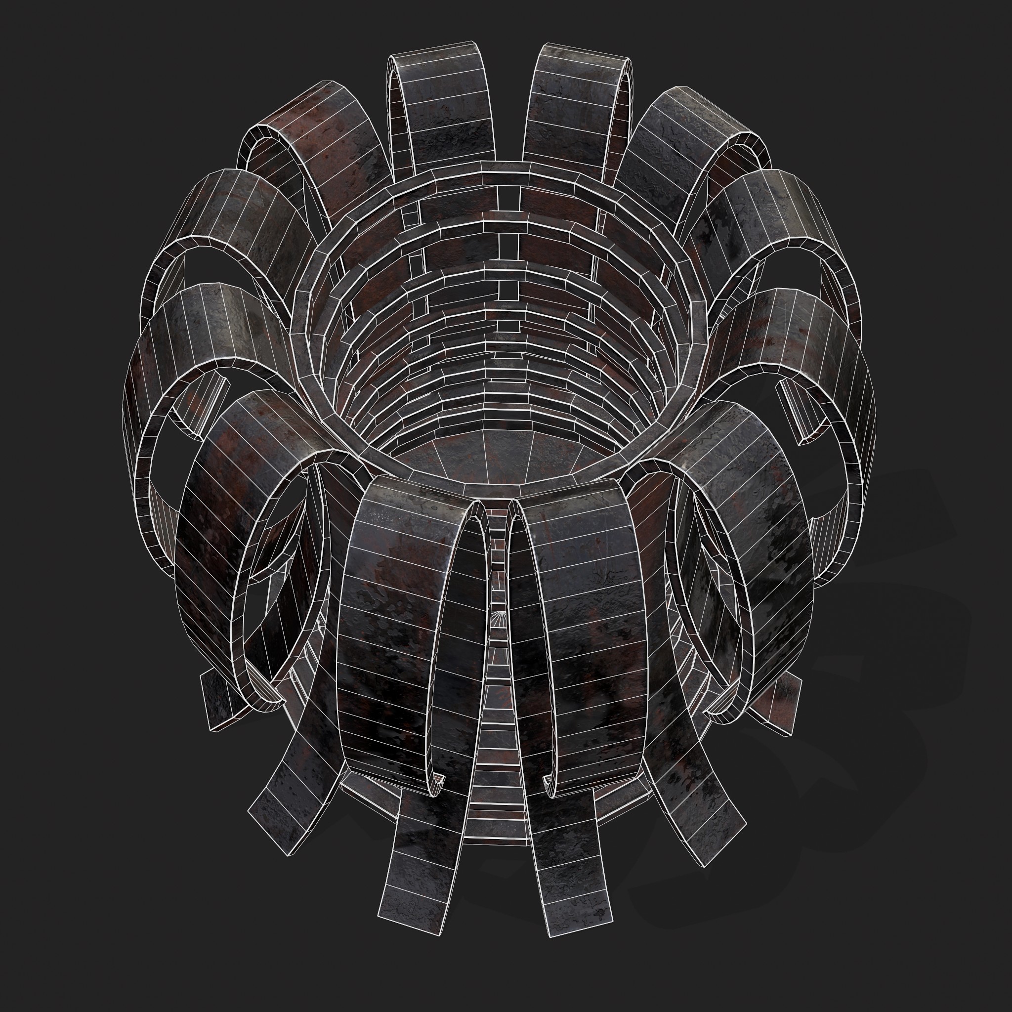 Medieval Cauldron Fire Pit - 3D Model by Get Dead Entertainment