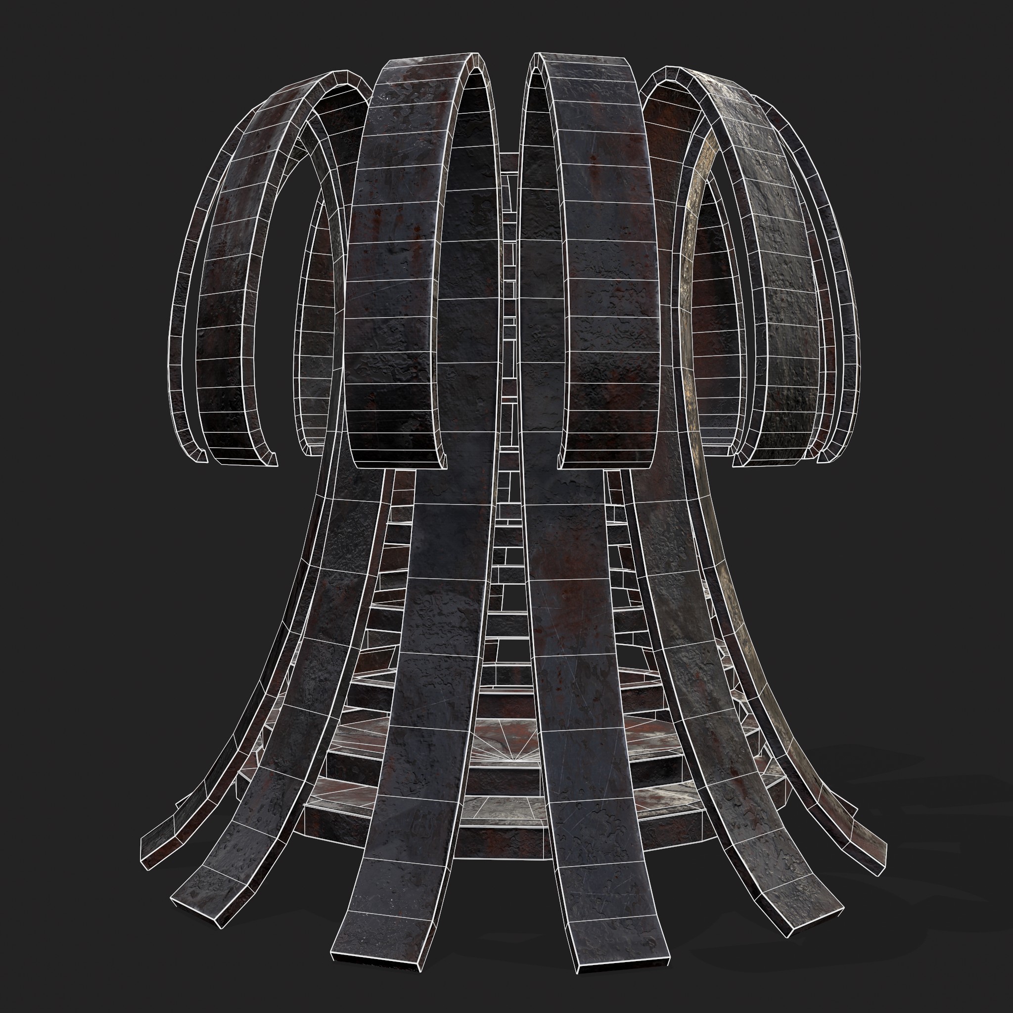 Medieval Cauldron Fire Pit - 3D Model by Get Dead Entertainment