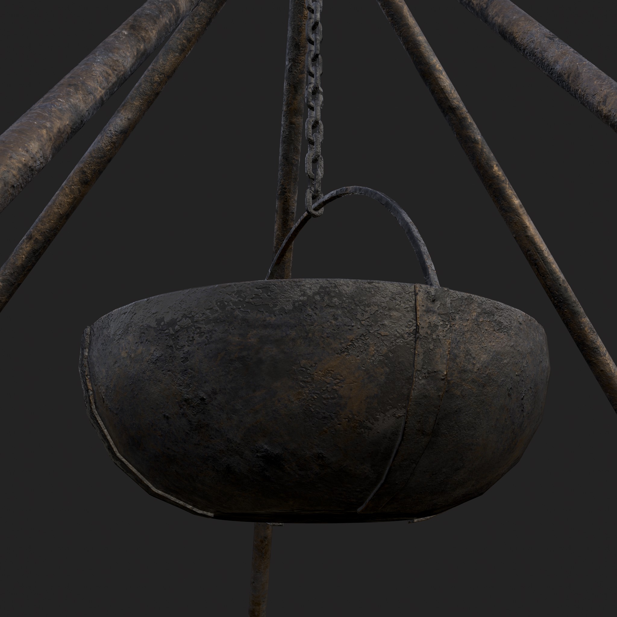 Medieval Cauldron - 3D Model by Get Dead Entertainment