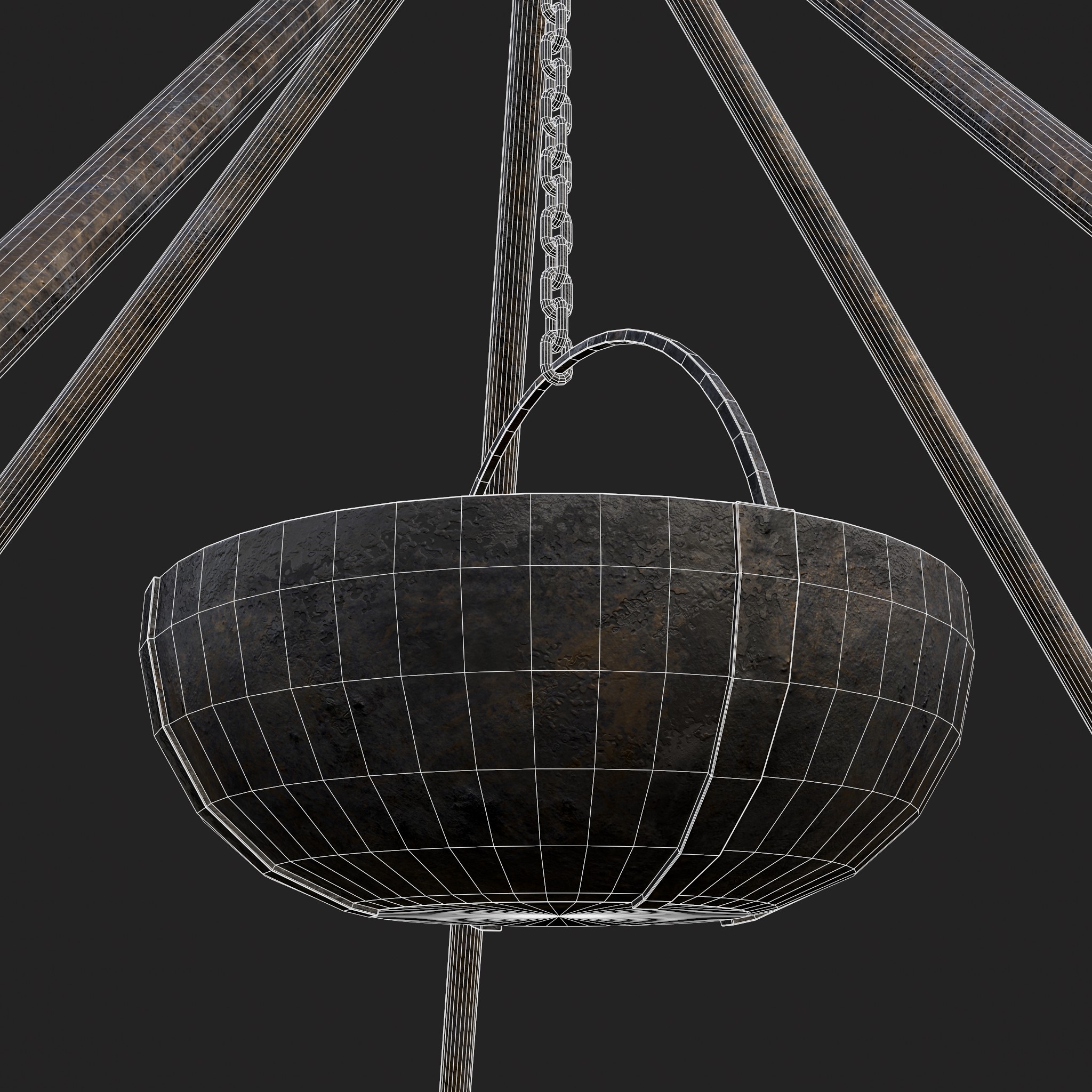 Medieval Cauldron - 3D Model by Get Dead Entertainment
