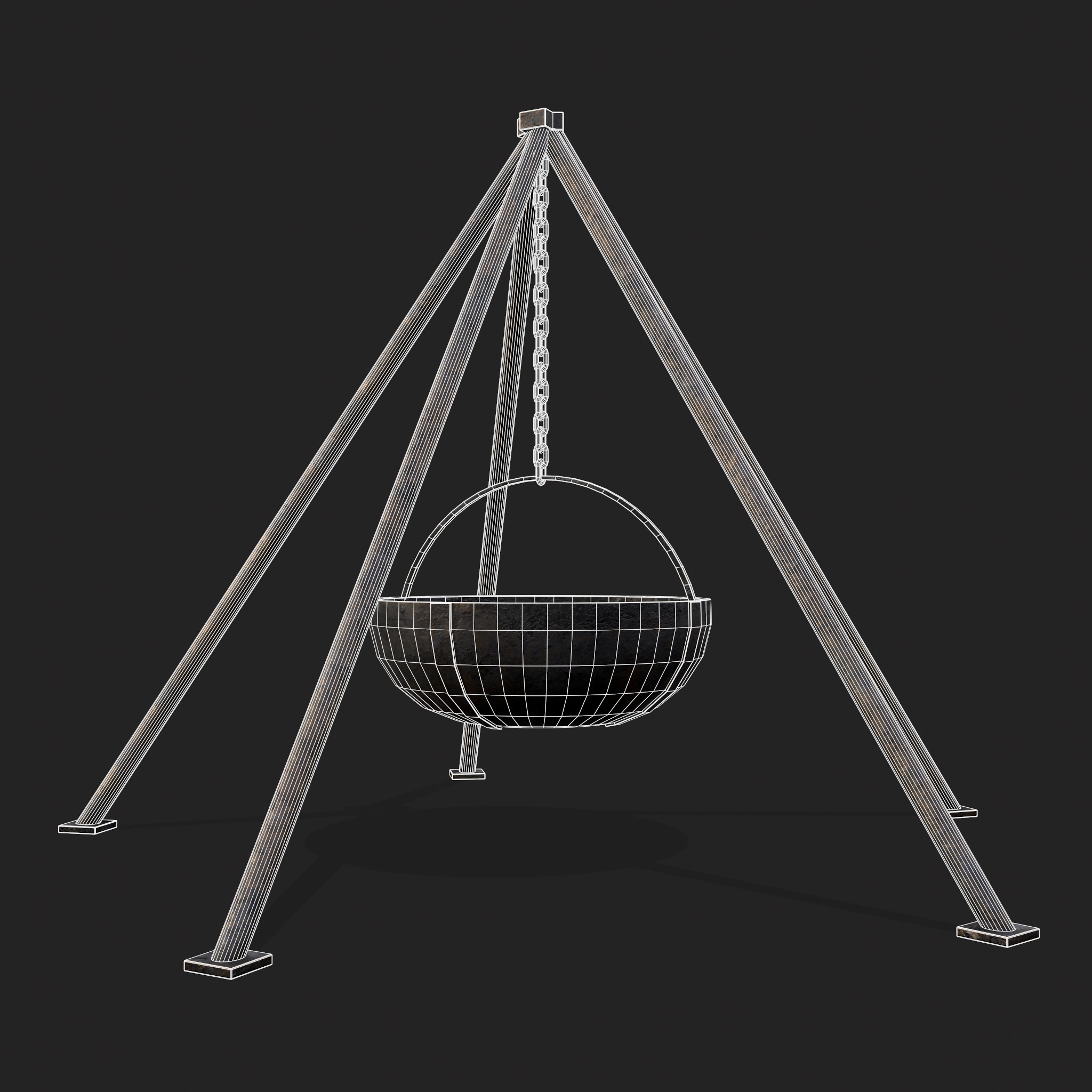 Medieval Cauldron - 3D Model by Get Dead Entertainment