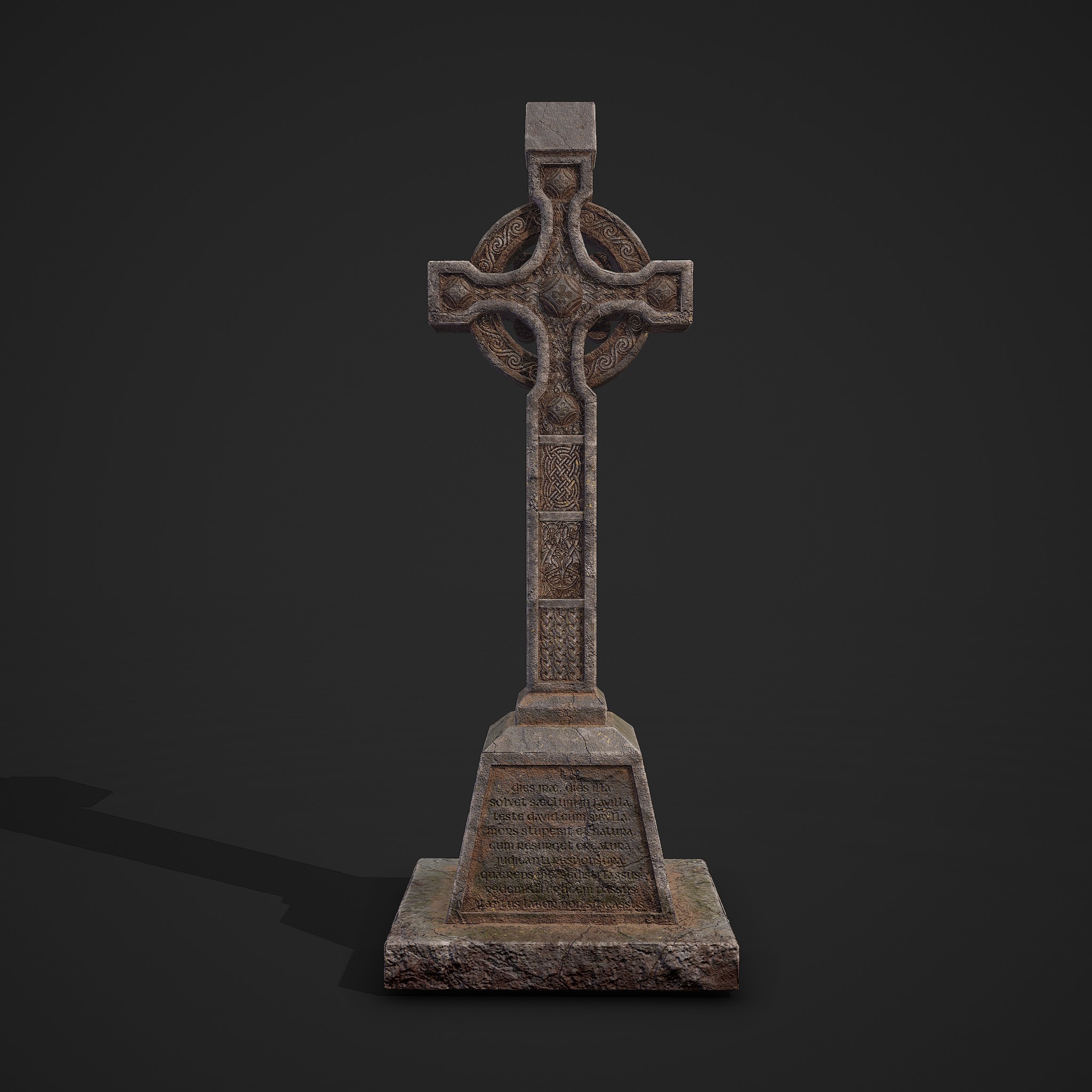 Medieval Celtic Cross Tombstones - 3D Model by Get Dead Entertainment