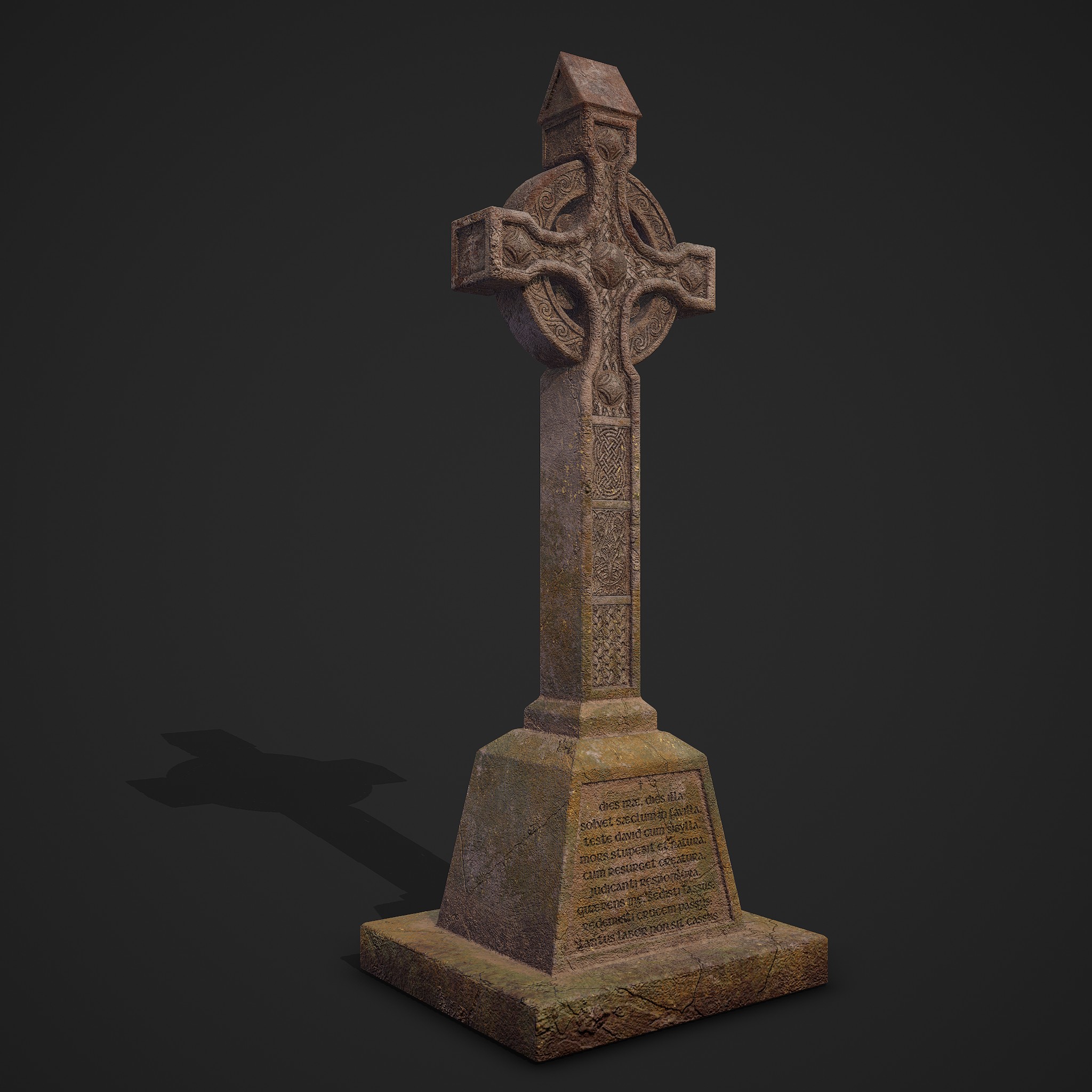 Medieval Celtic Cross Tombstones - 3D Model by Get Dead Entertainment