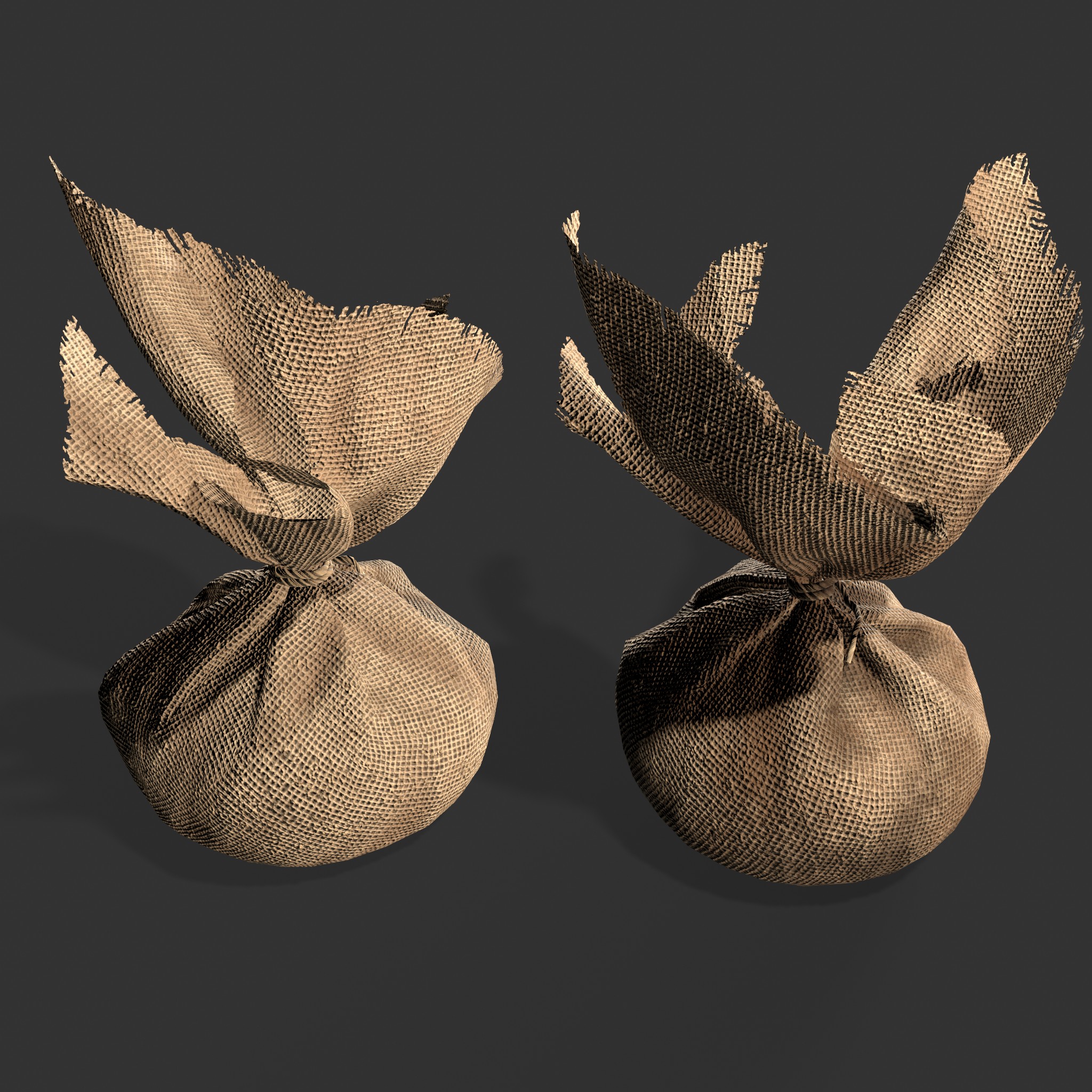 Medieval Cheese Sacks - 3D Model by Get Dead Entertainment