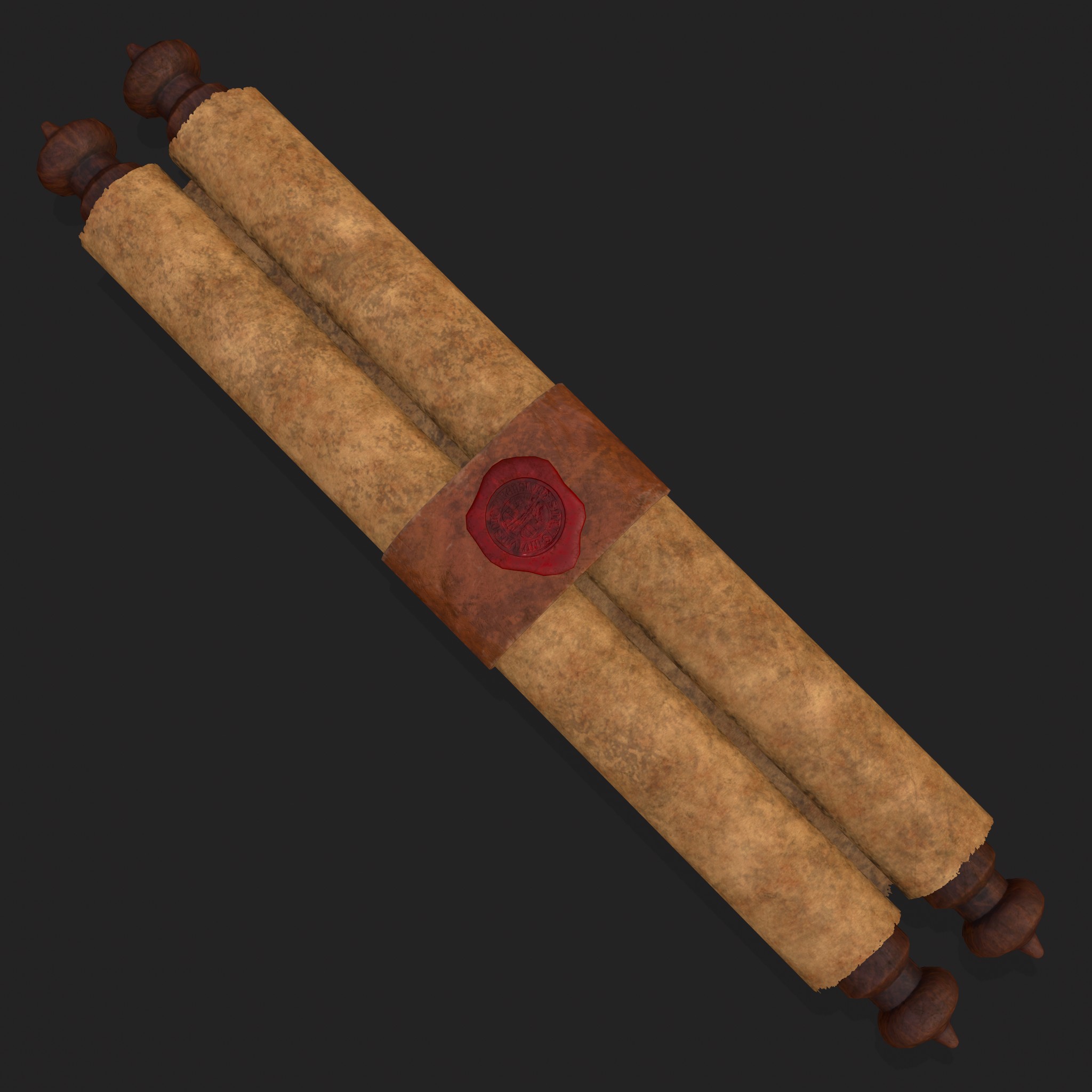 Medieval Chronicle Scrolls - 3D Model by Get Dead Entertainment