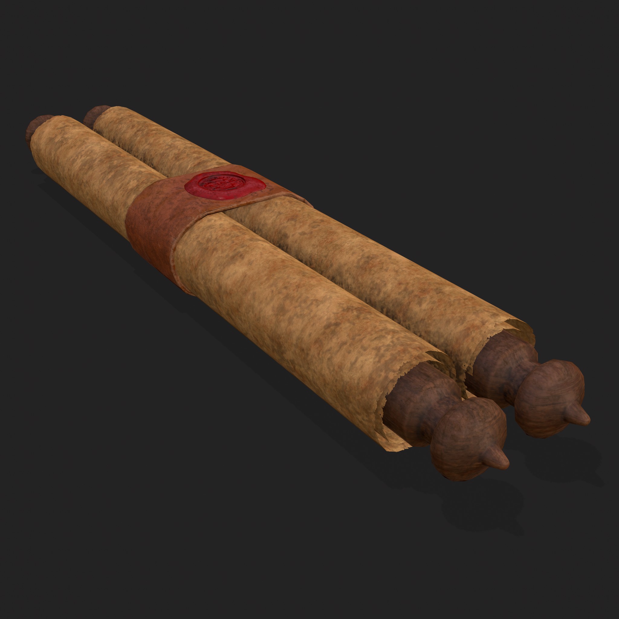 Medieval Chronicle Scrolls - 3D Model by Get Dead Entertainment