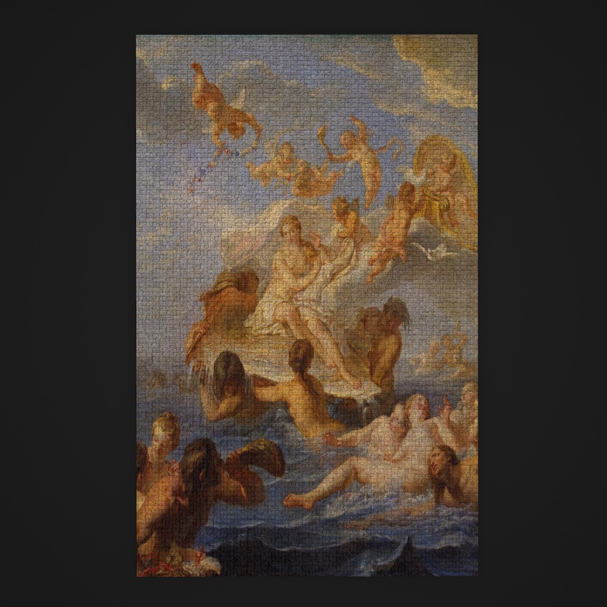 Medieval Classic Ocean Scene Tapestry - 3D Model by Get Dead Entertainment