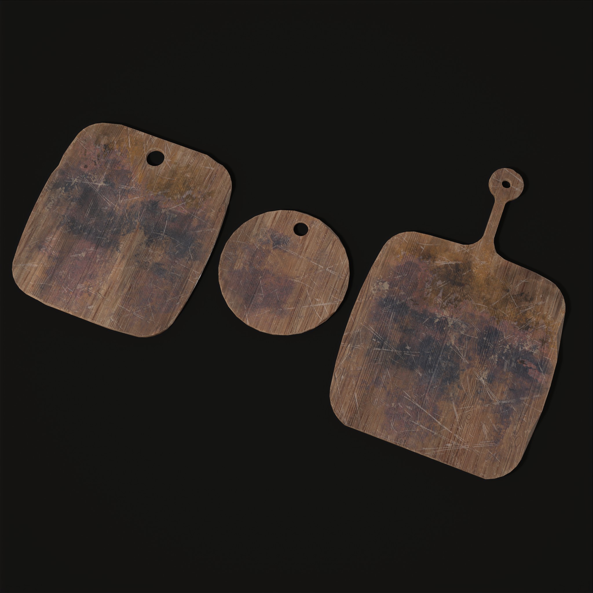 Medieval Cooking Boards Set - 3D Model by Get Dead Entertainment