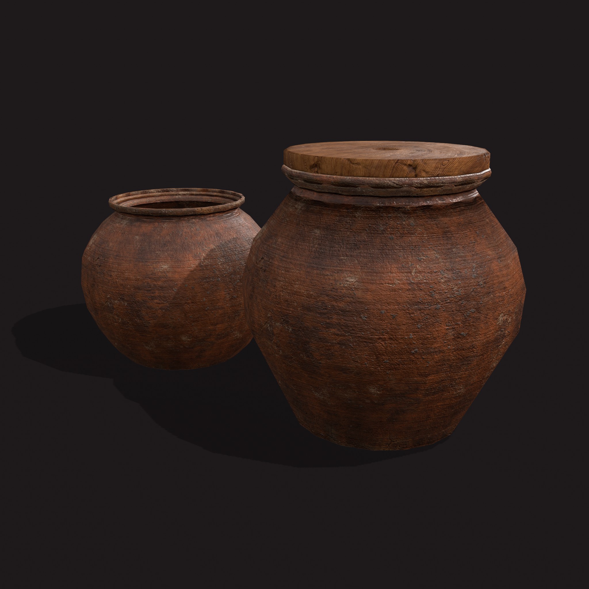 Medieval Cooking Pots - 3D Model by Get Dead Entertainment