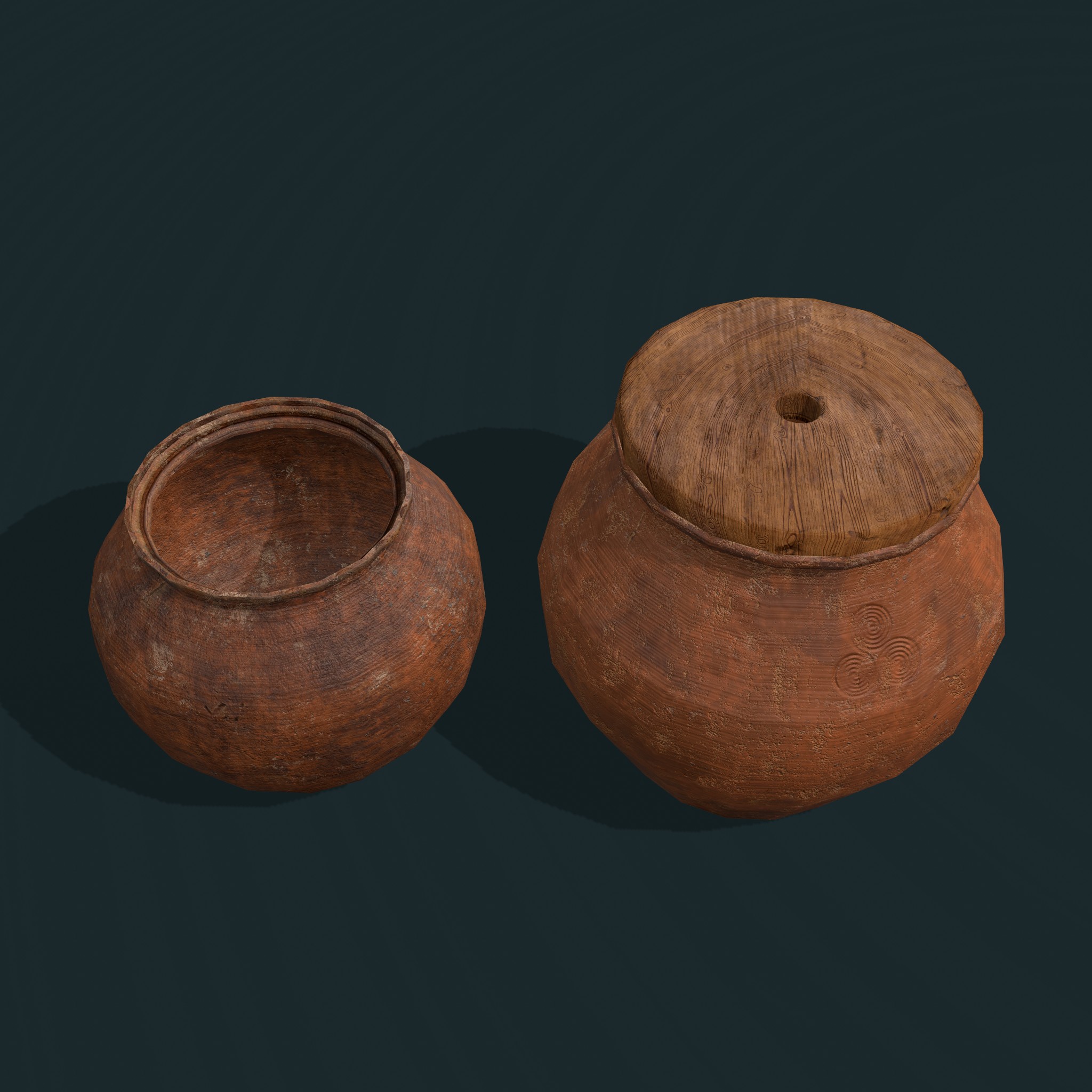 Medieval Cooking Pots - 3D Model by Get Dead Entertainment