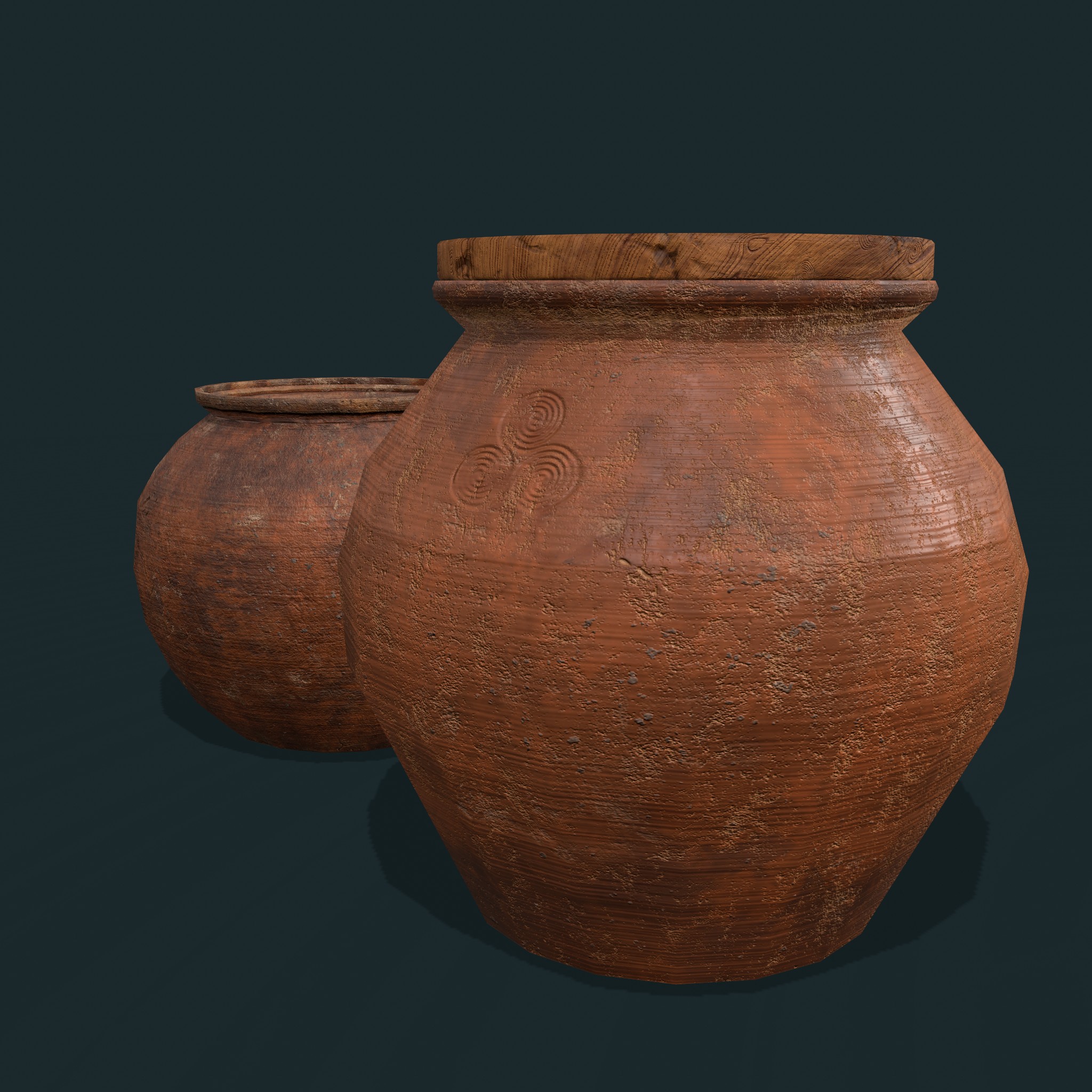 Medieval Cooking Pots - 3D Model by Get Dead Entertainment