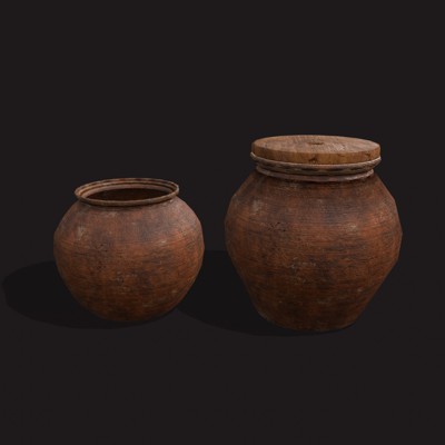 Medieval Cooking Pots - 3D Model by Get Dead Entertainment