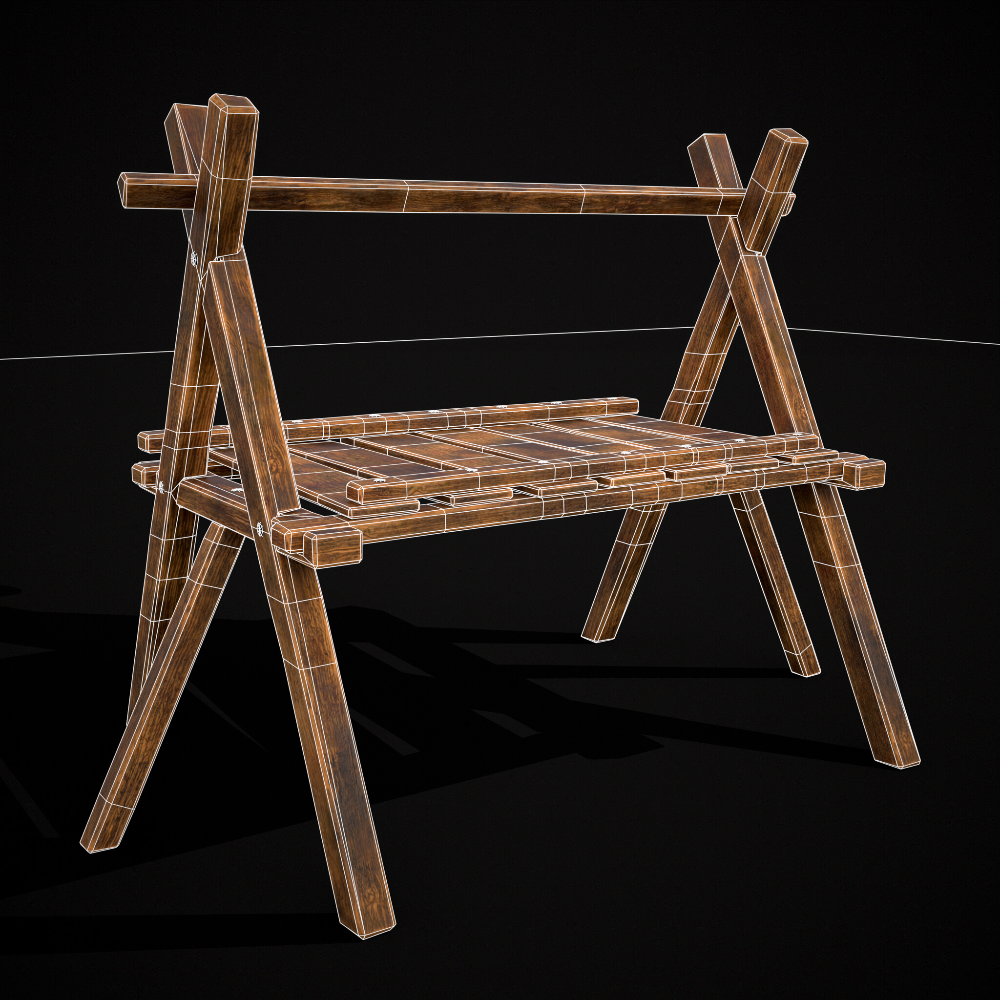 Medieval Cooking Stand - 3D Model by Get Dead Entertainment
