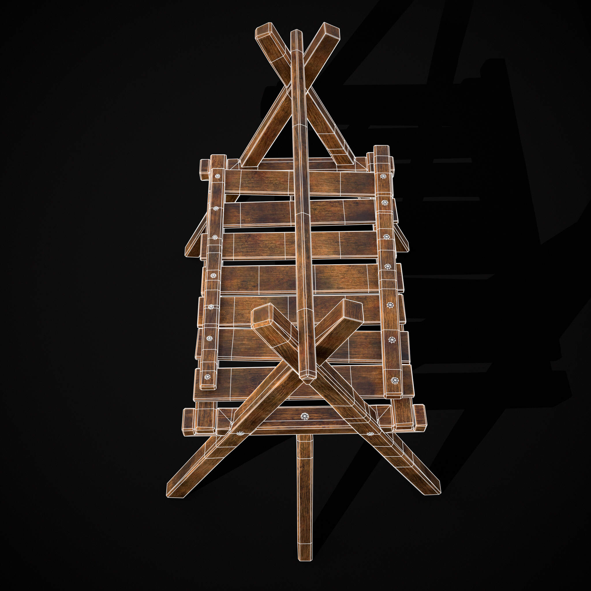 Medieval Cooking Stand - 3D Model by Get Dead Entertainment