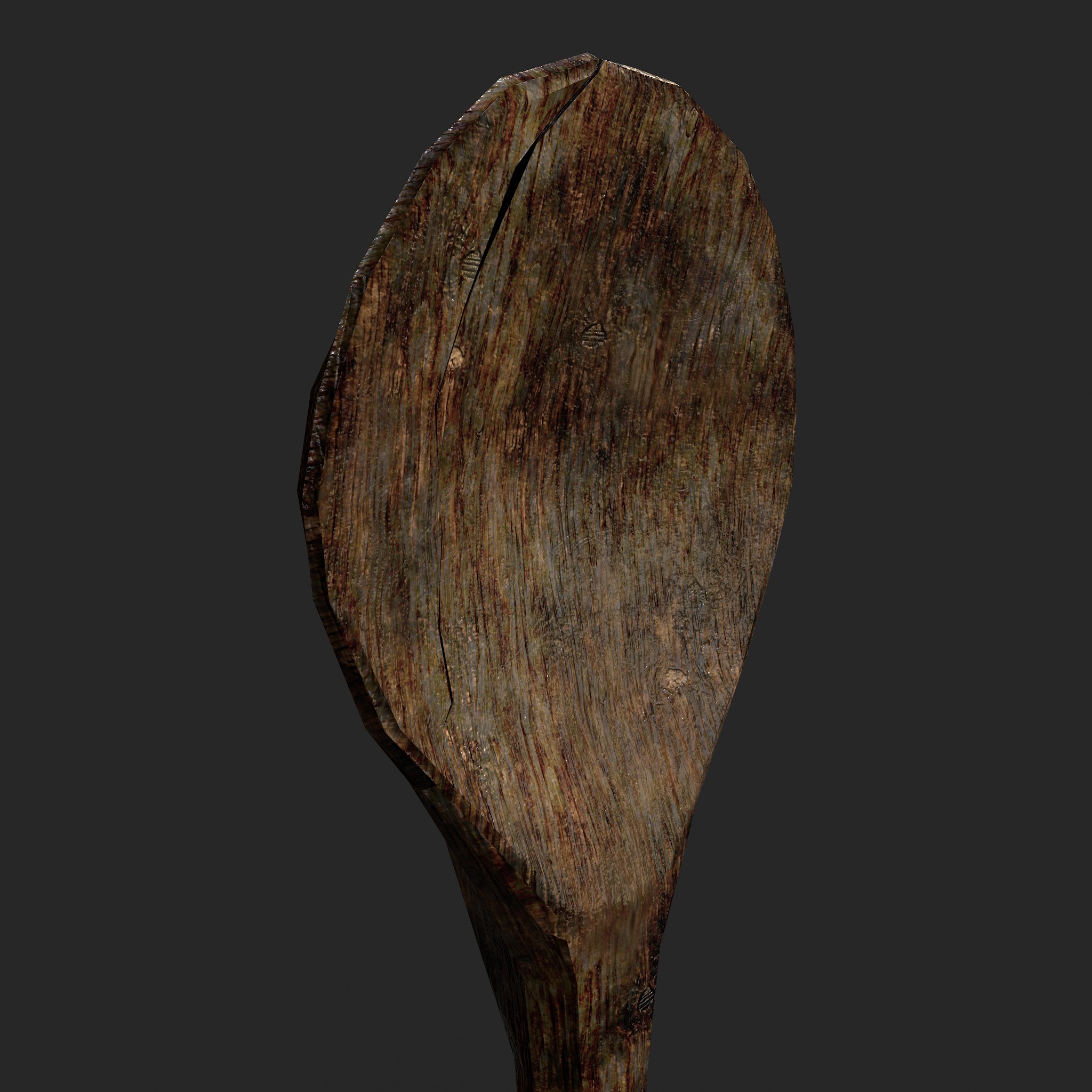 Medieval Cracked Spoon - 3D Model by Get Dead Entertainment