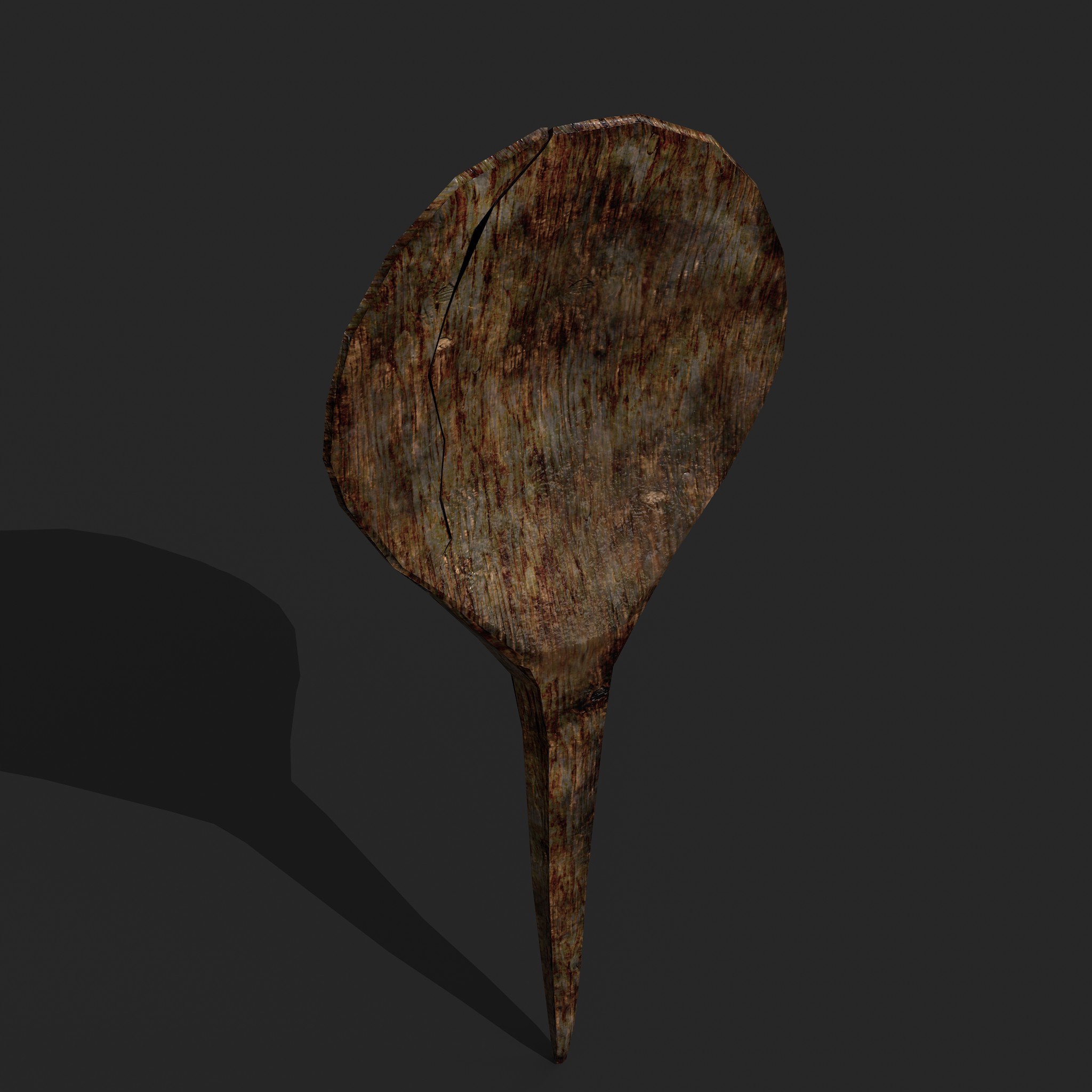 Medieval Cracked Spoon - 3D Model by Get Dead Entertainment