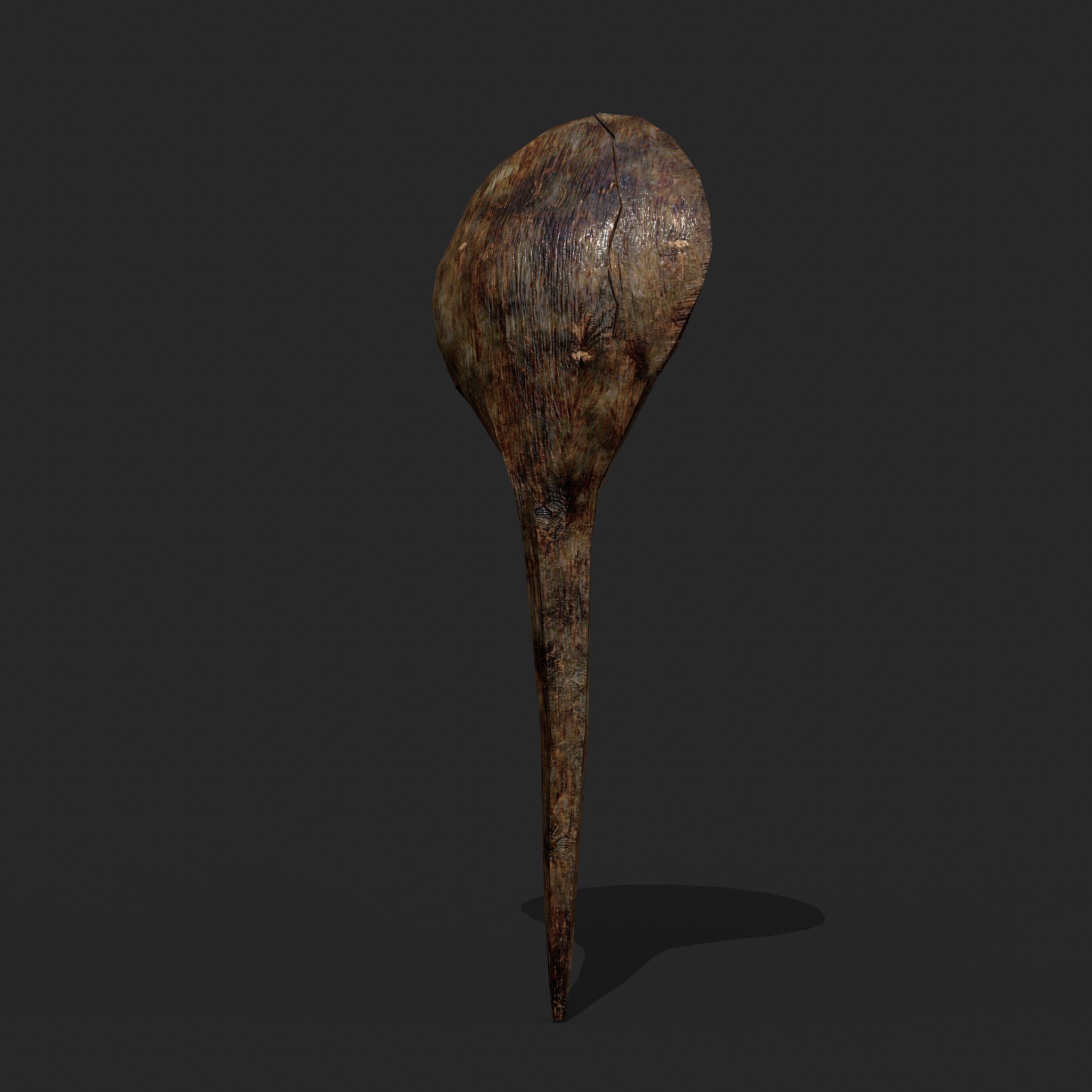 Medieval Cracked Spoon - 3D Model by Get Dead Entertainment