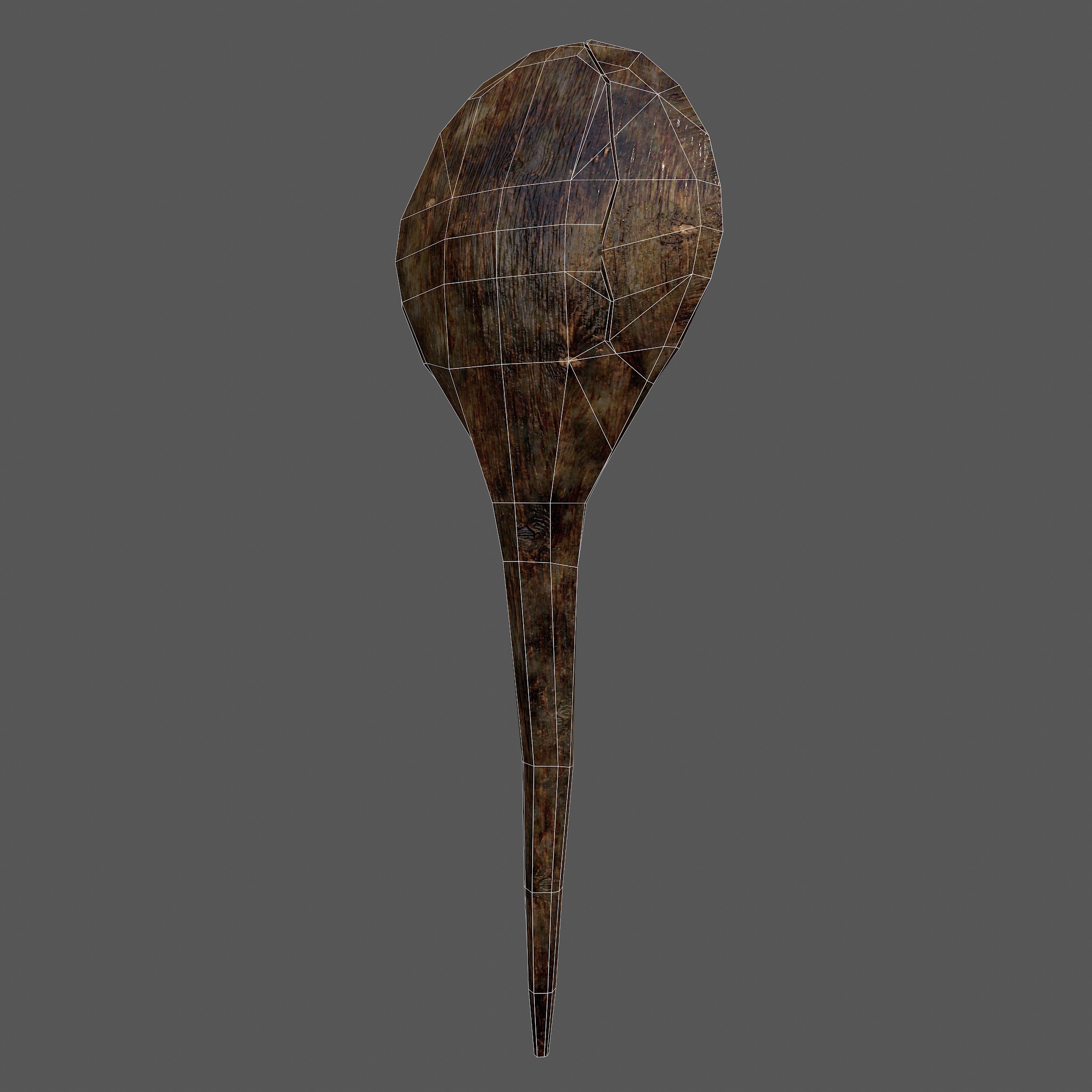 Medieval Cracked Spoon - 3D Model by Get Dead Entertainment