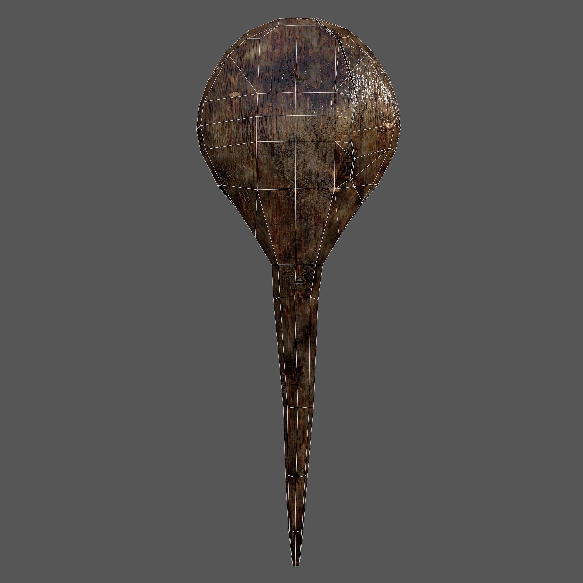 Medieval Cracked Spoon - 3D Model by Get Dead Entertainment