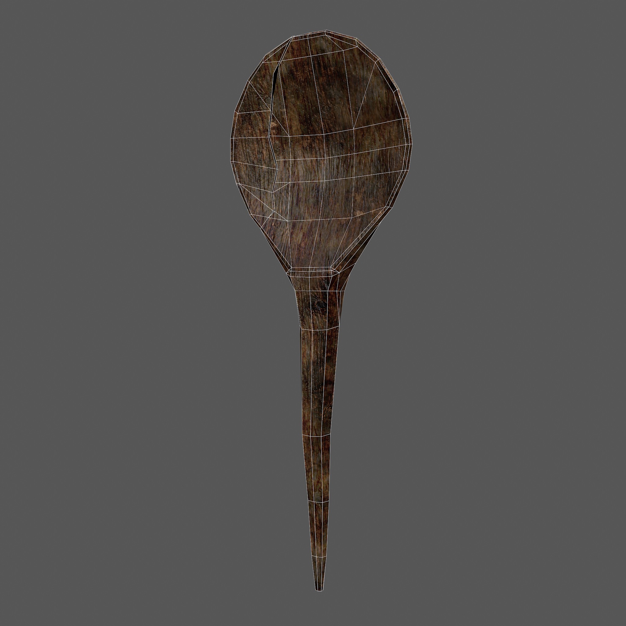 Medieval Cracked Spoon - 3D Model by Get Dead Entertainment
