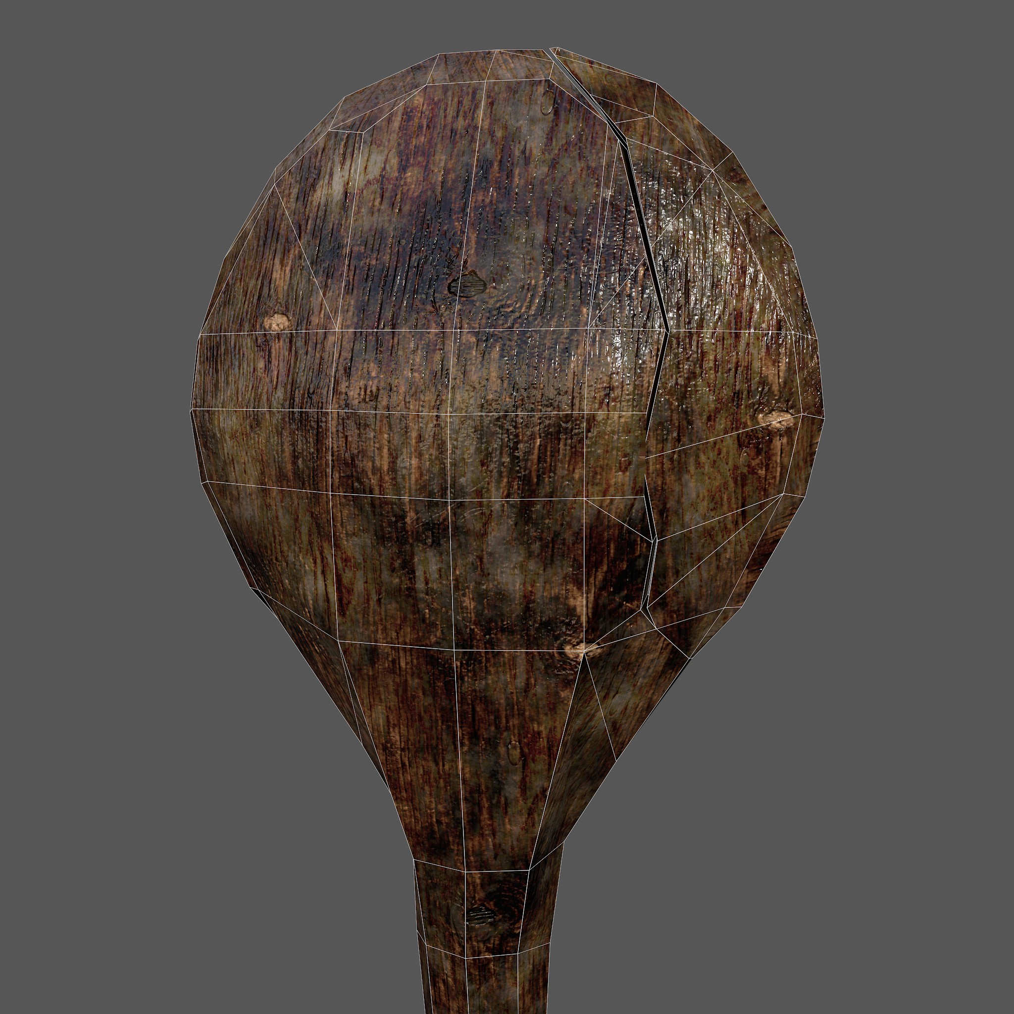 Medieval Cracked Spoon - 3D Model by Get Dead Entertainment