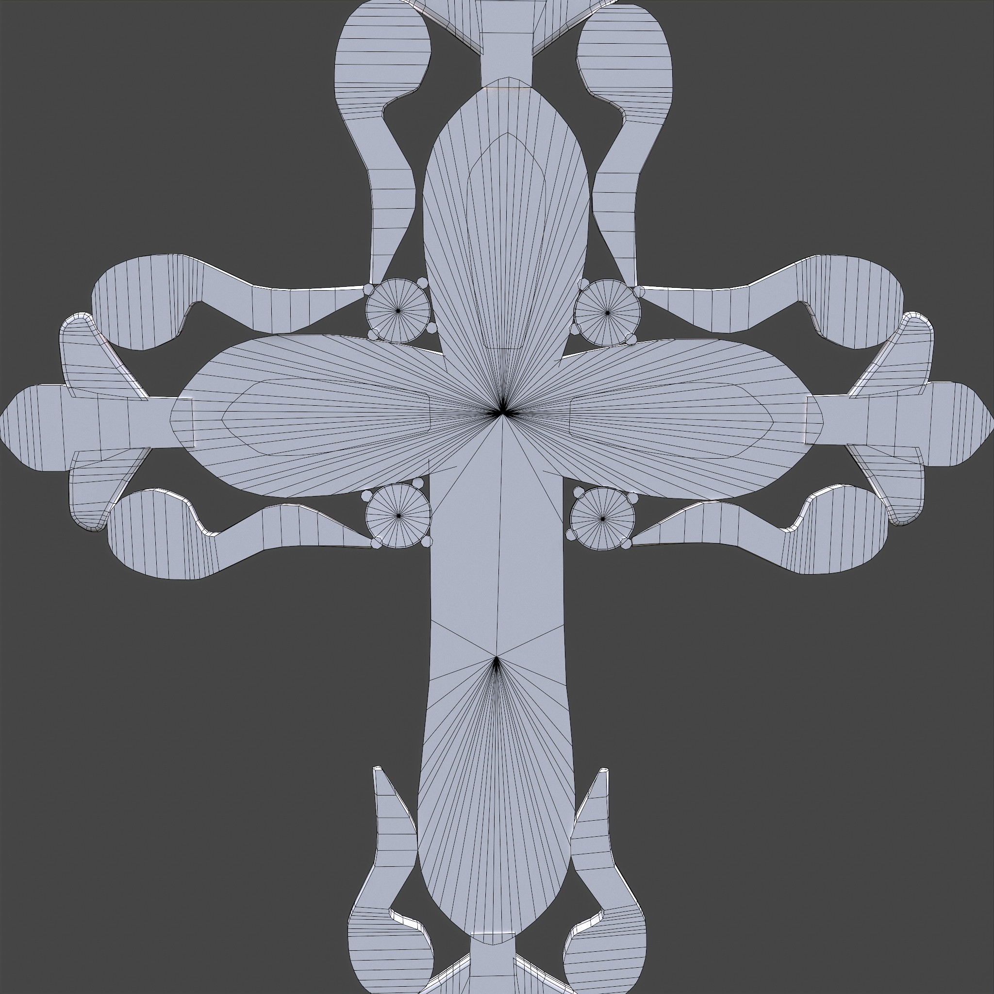 Medieval Cross Necklace - 3D Model by Get Dead Entertainment