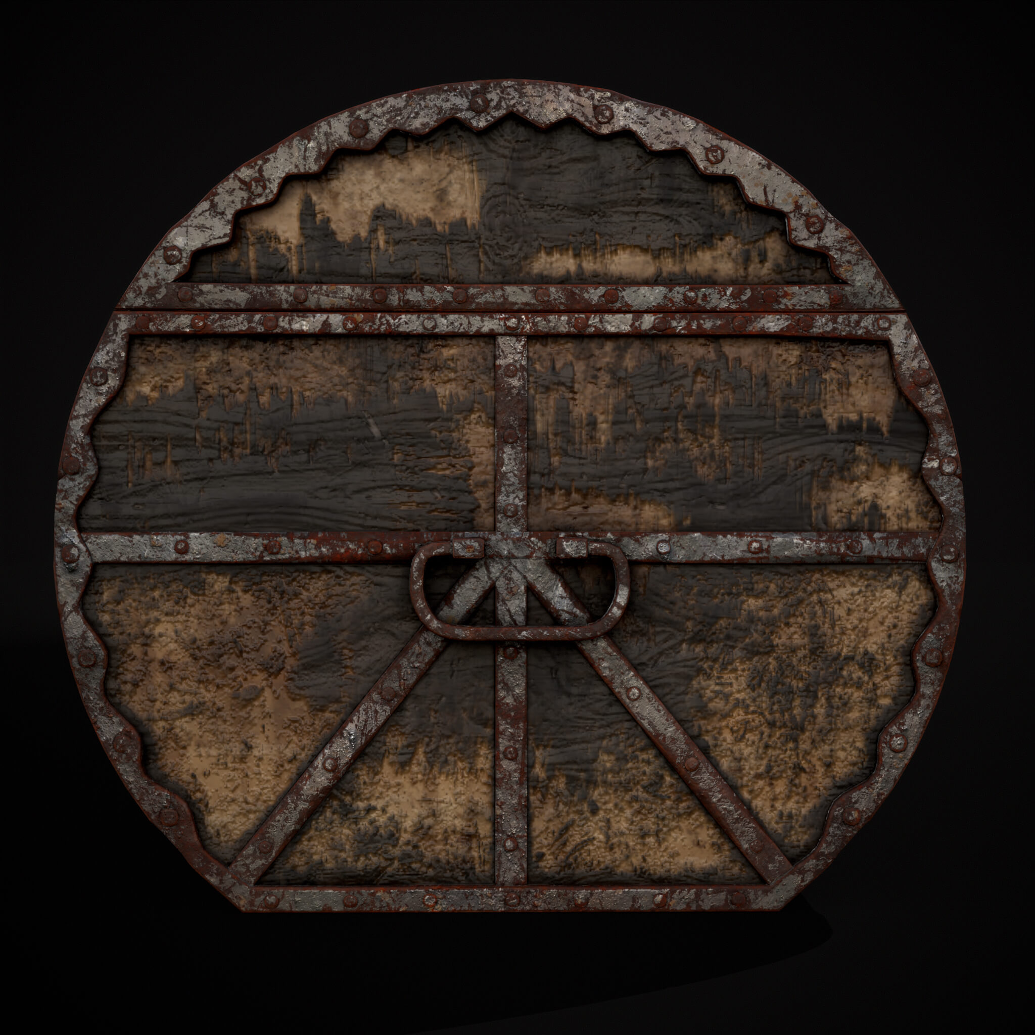 Medieval Cylindrical Chest - 3D Model by Get Dead Entertainment