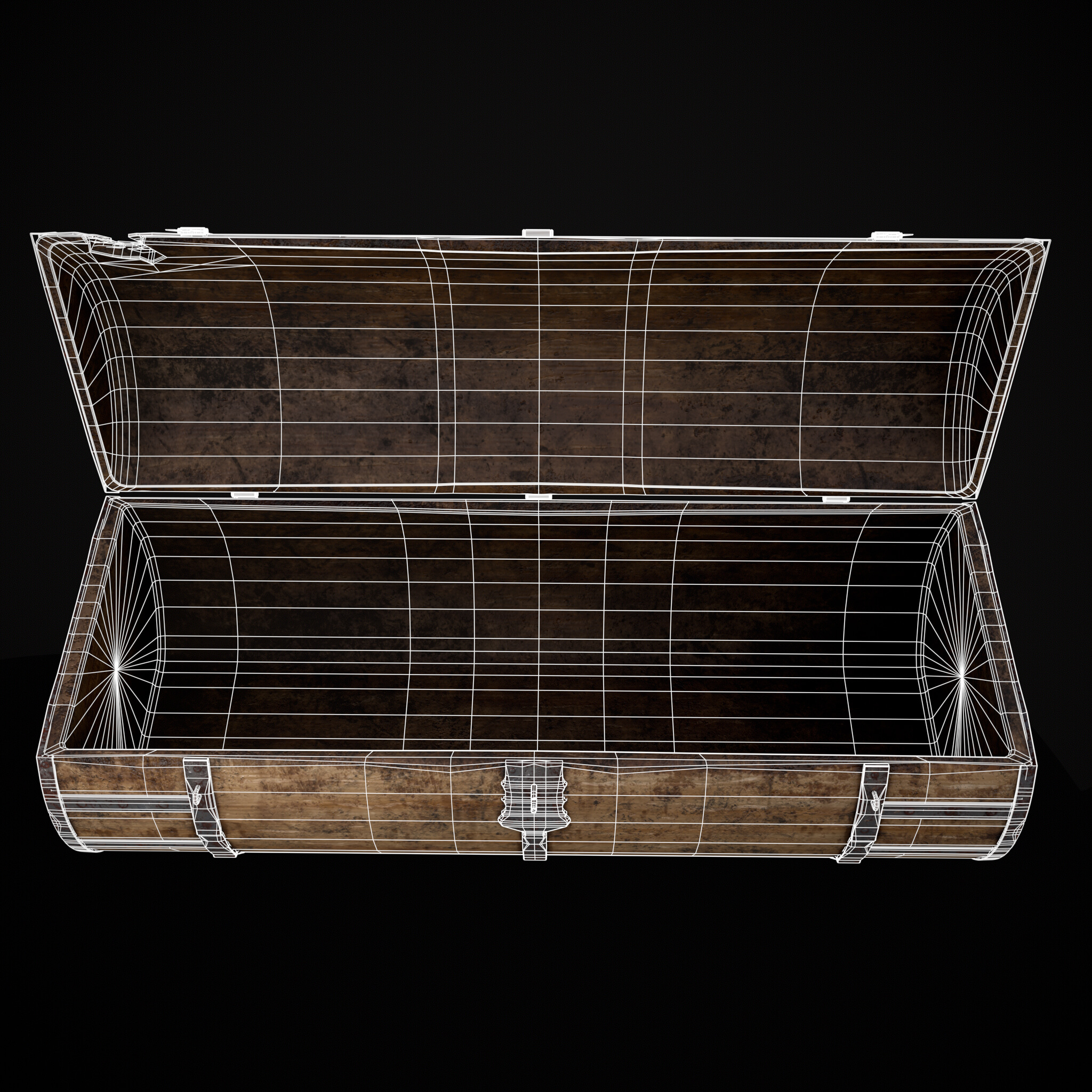 Medieval Cylindrical Chest - 3D Model by Get Dead Entertainment
