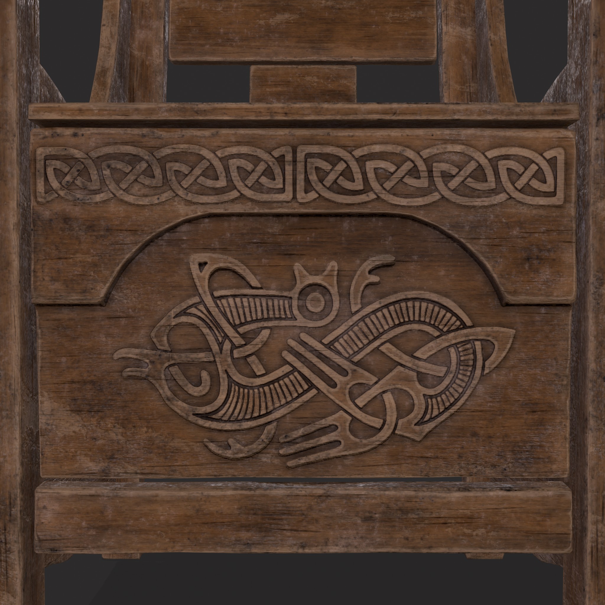Medieval Designed Chair - 3D Model by Get Dead Entertainment