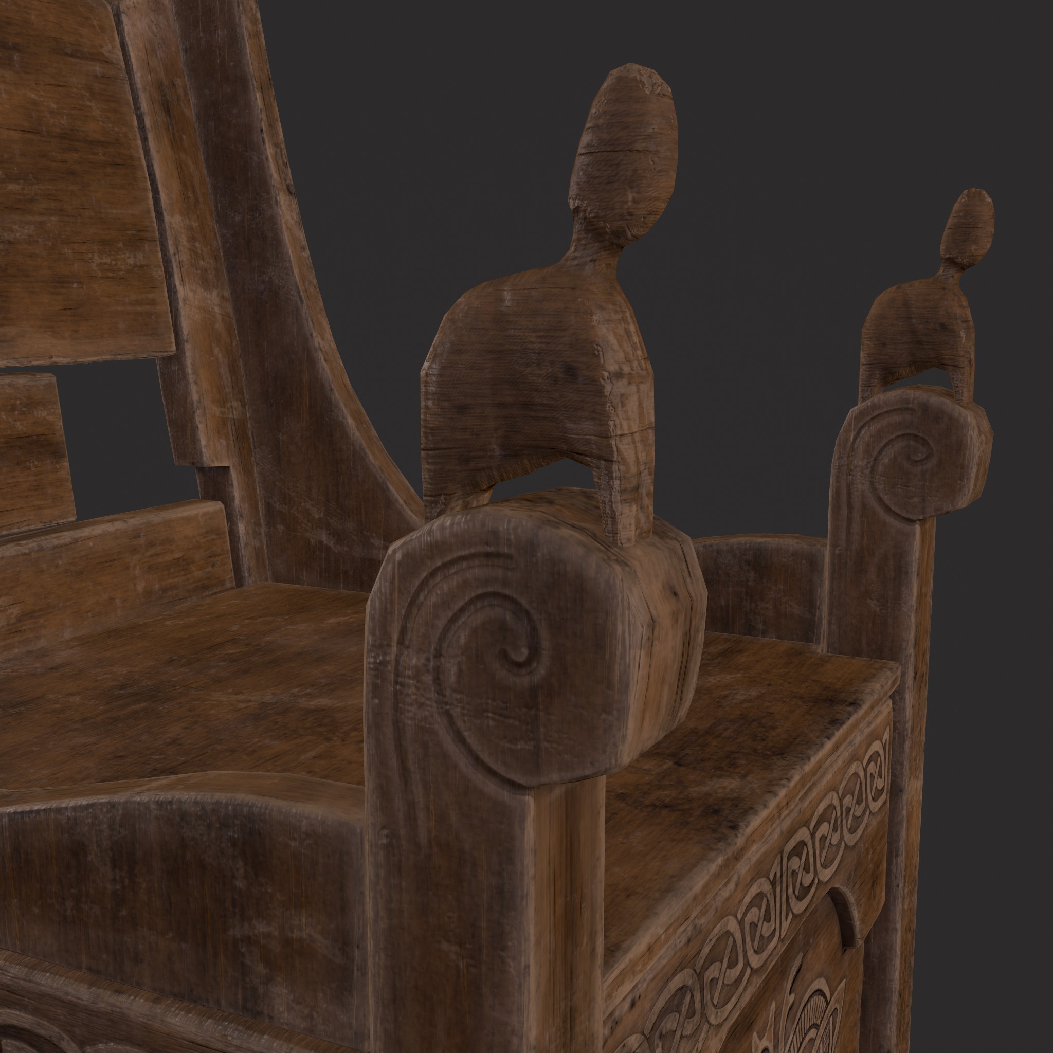 Medieval Designed Chair - 3D Model by Get Dead Entertainment